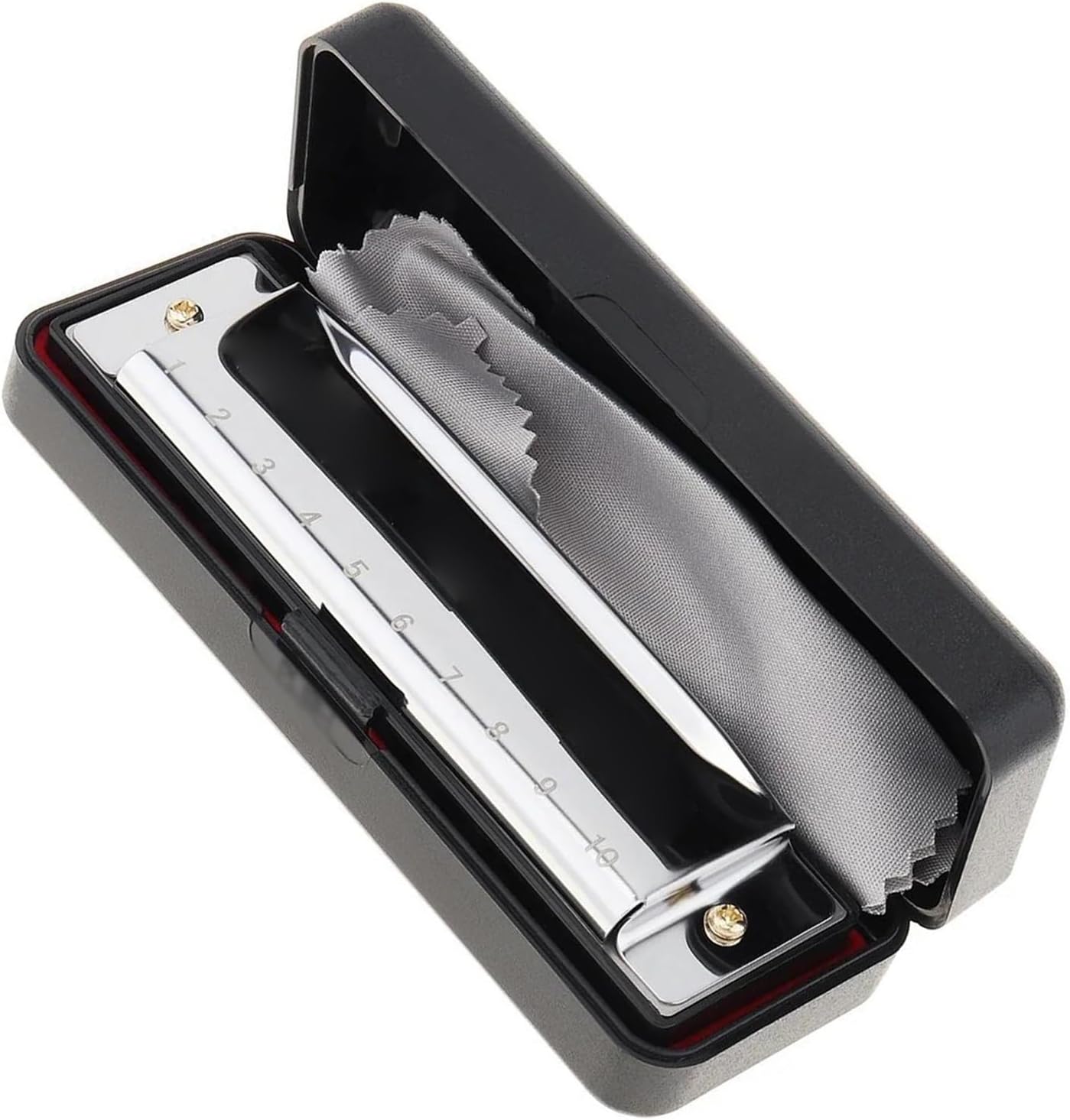 Amazon.com: 10 Hole 24 Hole Harmonica 8K Titanium Tremolo Tone Key C ...