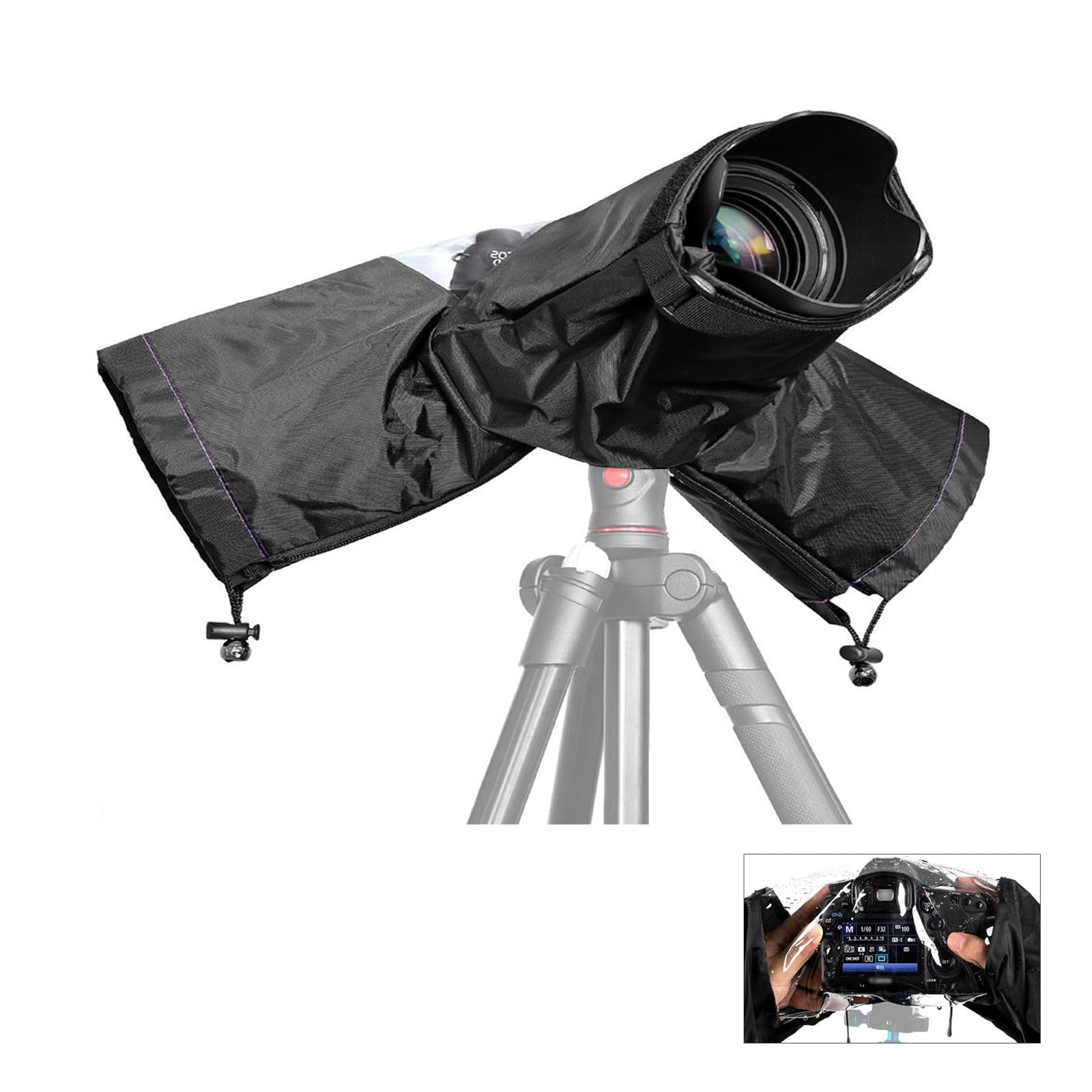Waterproof Camera Rain Cover Professional, Soft Rain Covers for All ...