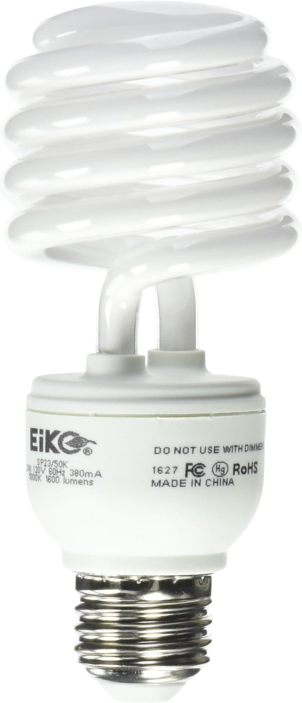Eiko SP23/50K 23W 120V 5000K Spiral Shaped Halogen Bulbs - Spiral ...
