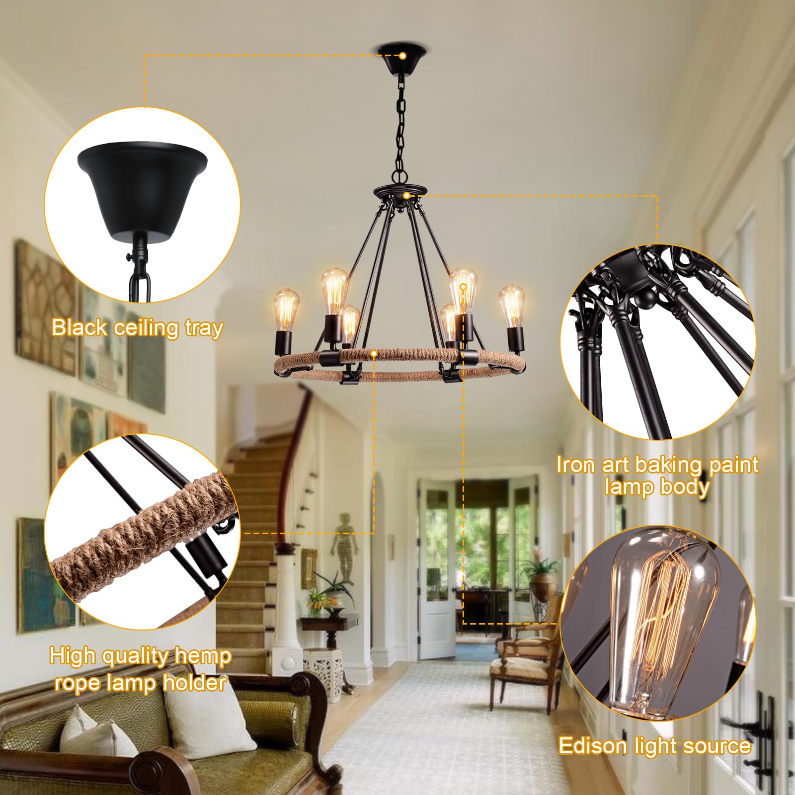 Rope Lighting Tray Ceiling Kitchen