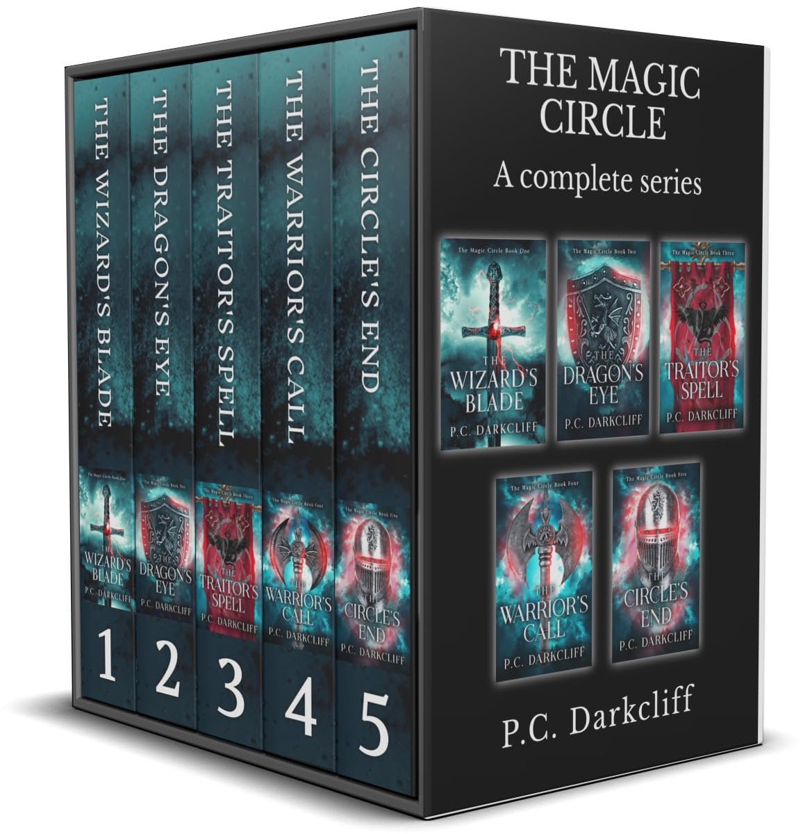 Amazon.com: The Magic Circle: A Complete 5-Book Epic Fantasy Series eBook : Darkcliff, P.C ...