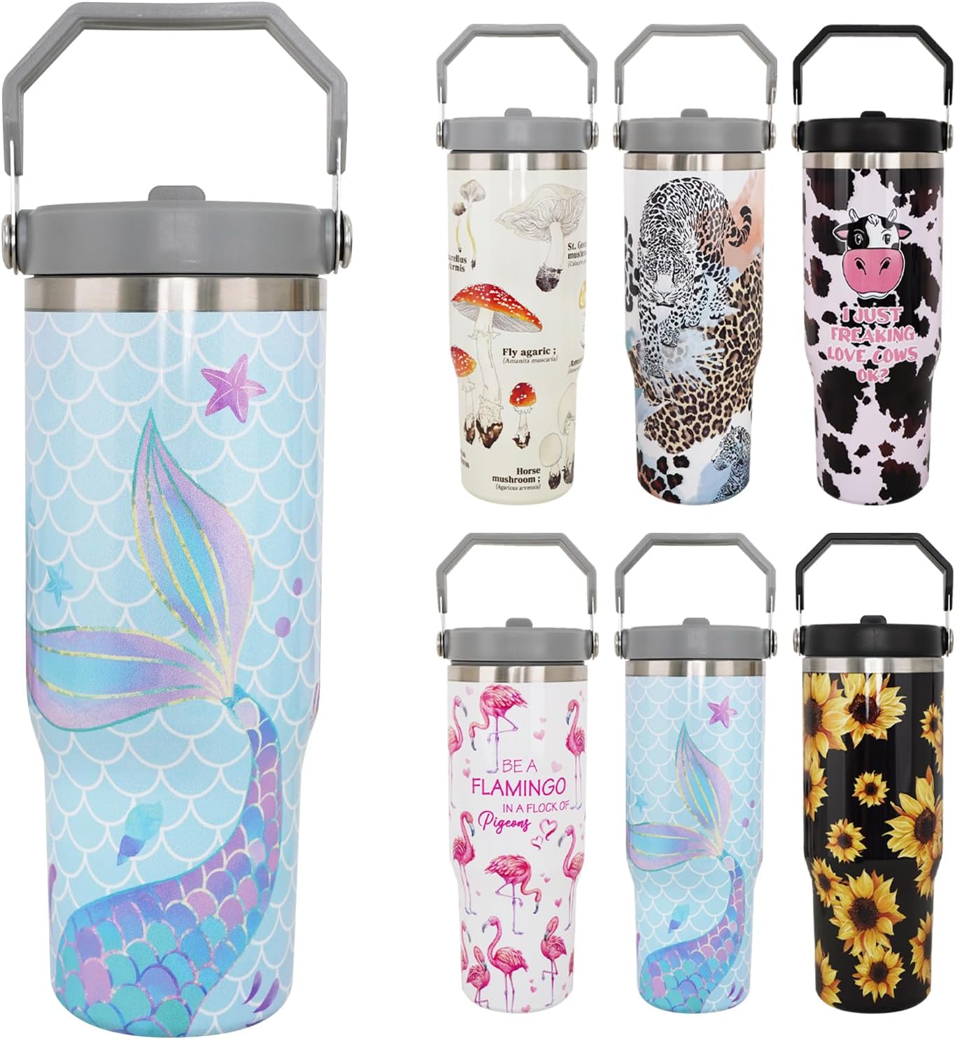 Amazon.com | NewYT Mermaid Tumbler - Mermaid Cups Mermaid Gifts For ...