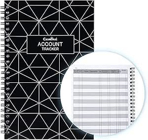 Amazon.com : CASMONAL A5 Big Checkbook Register, Check Registers for ...