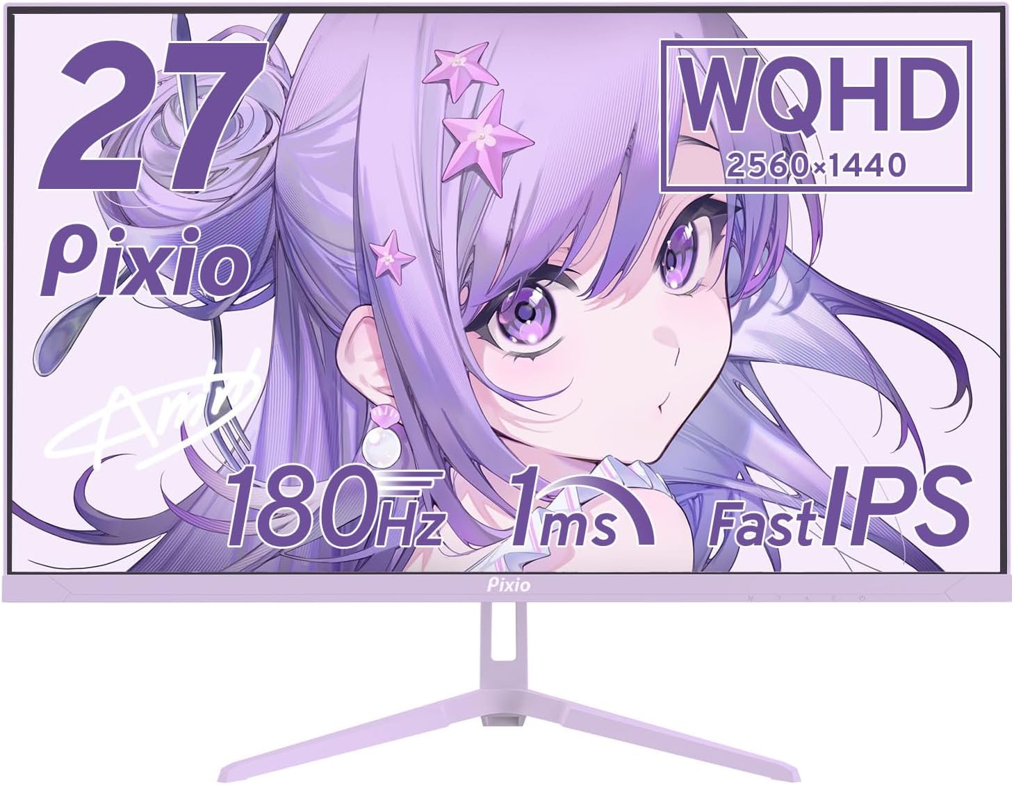 Amazon.co.jp: Pixio PX278 WAVE Pastel Purple Gaming Monitor, 27-Inch ...