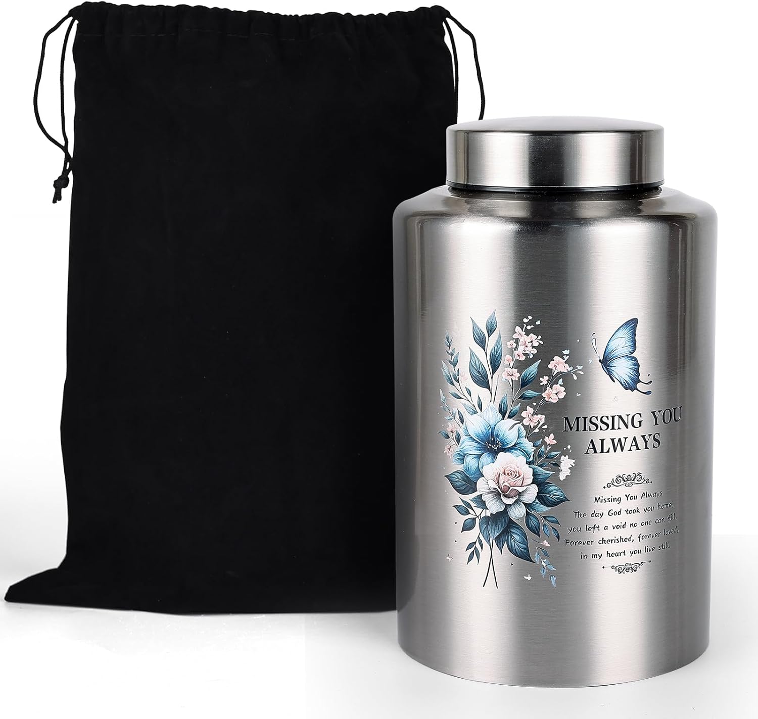 Amazon.com: suruim Large Butterfly Urn for Human Ashes Adult Female ...