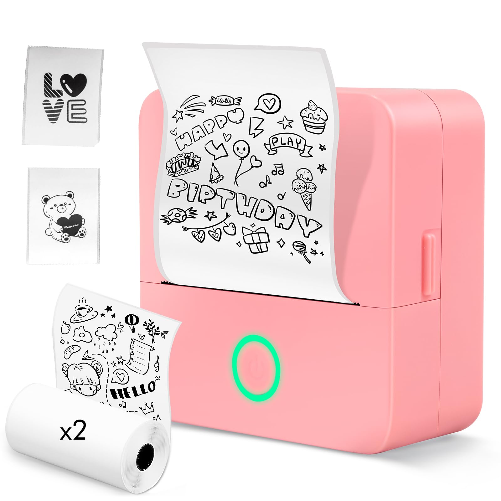 Imprimante Etiquette Autocollante, Imprimante Thermique Bluetooth ...