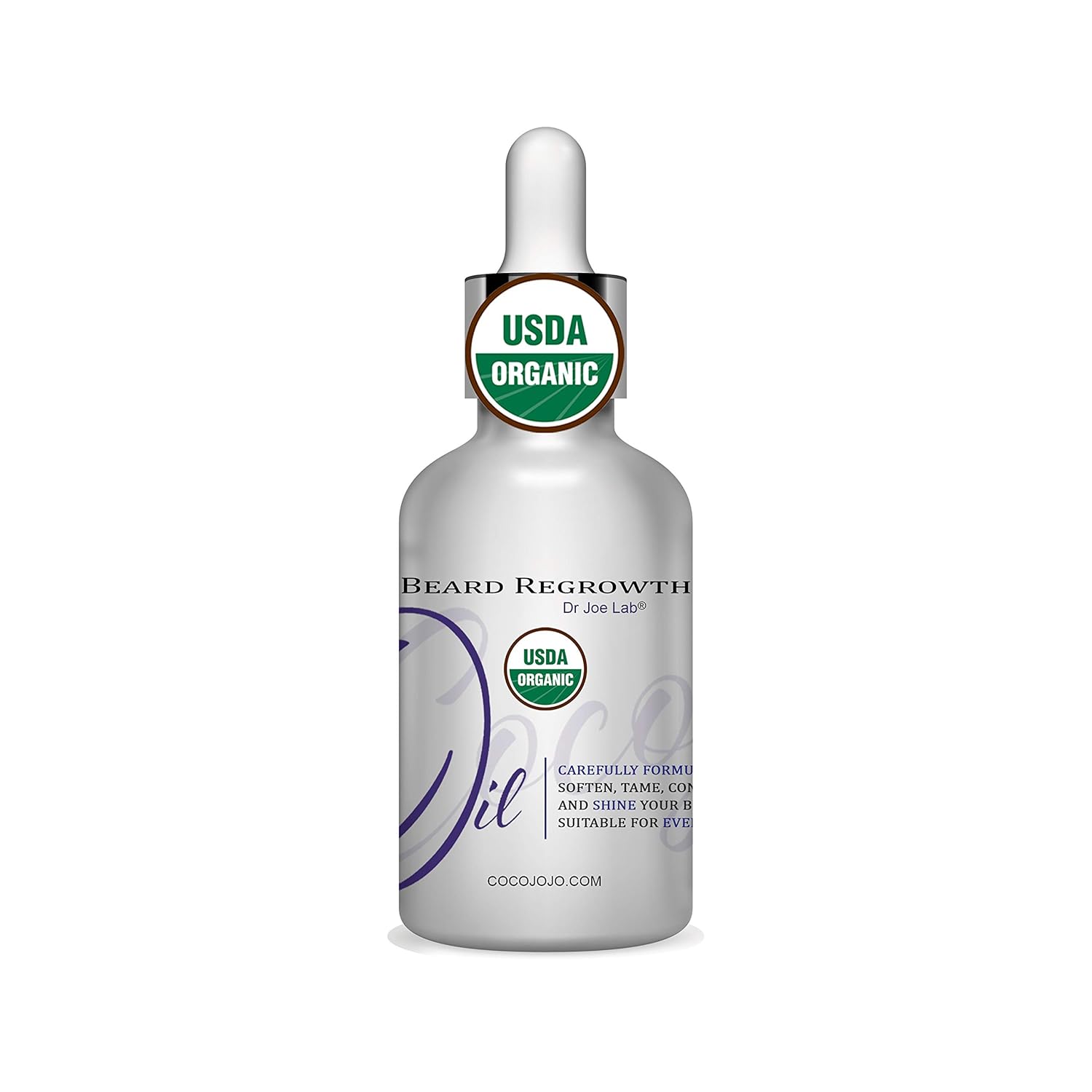 Amazon.com : Dr Joe Lab Organic Beard Regrowth Oil Serum USDA Certified ...