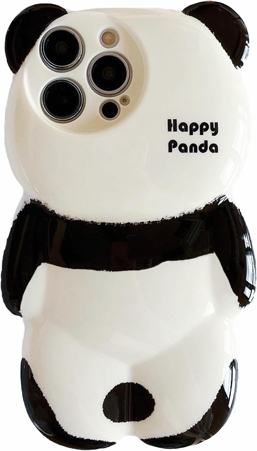 Amazon.com: SGVAHY Case for iPhone 14 Plus Cute Kawaii 3D Cartoon Panda ...