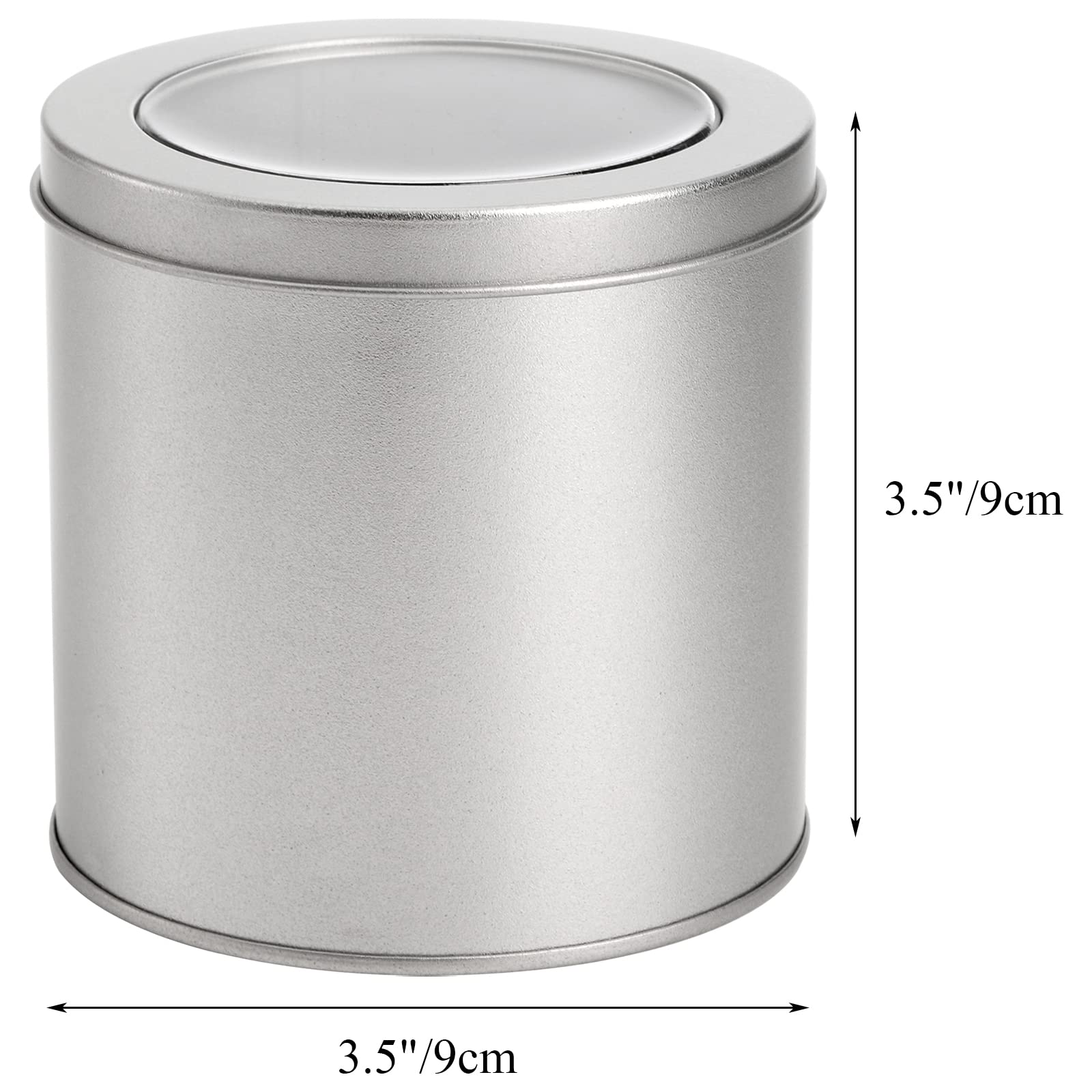 Large Round Metal Containers