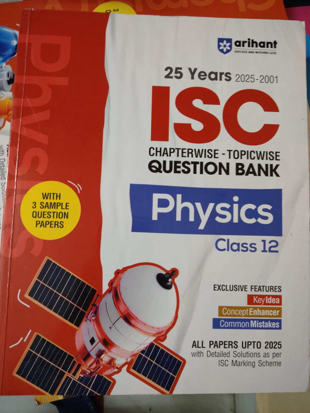 Arihant ISC Question Bank Chapterwise & Topicwise Class 12 Physics For ...