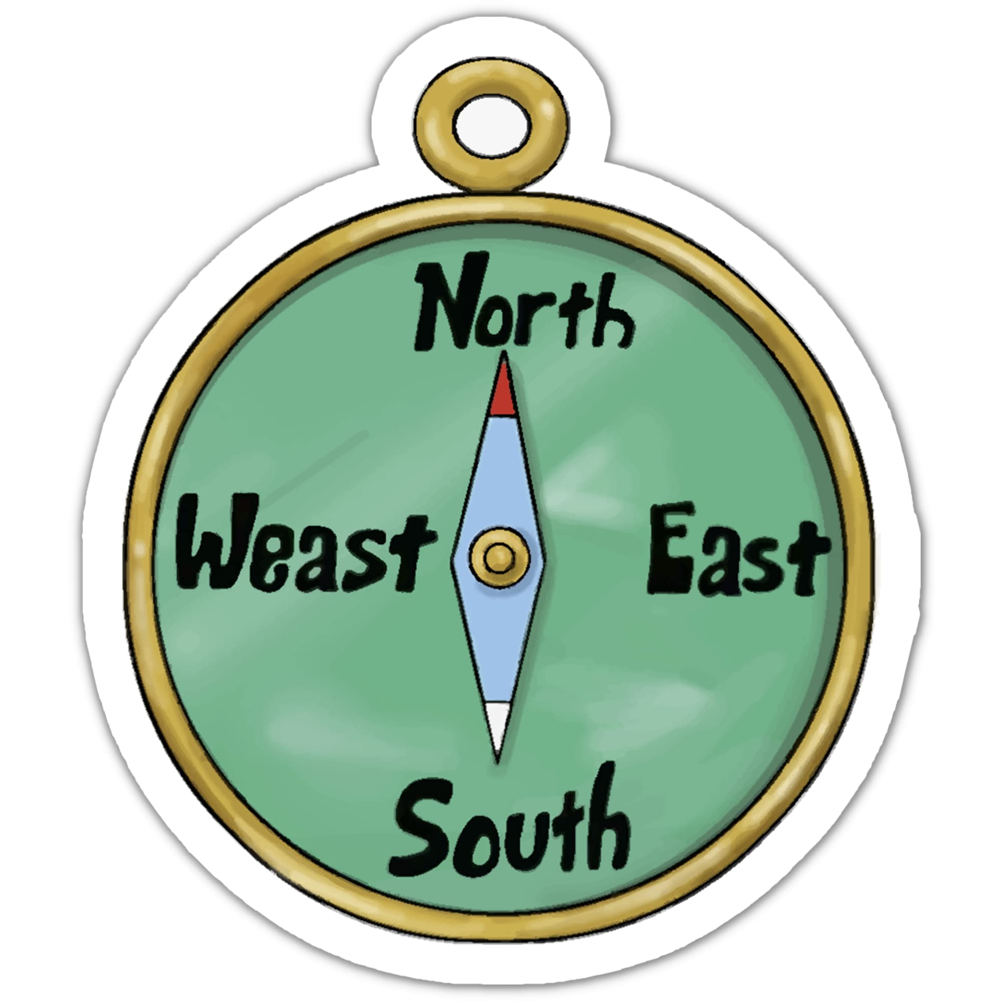Cool Cartoon Compass