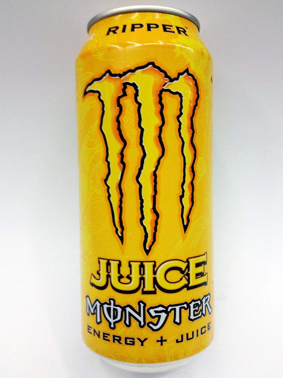 Monster Ripper Juiced Energy Drink PMP 500ml, Pack of 12 Cans : Amazon ...