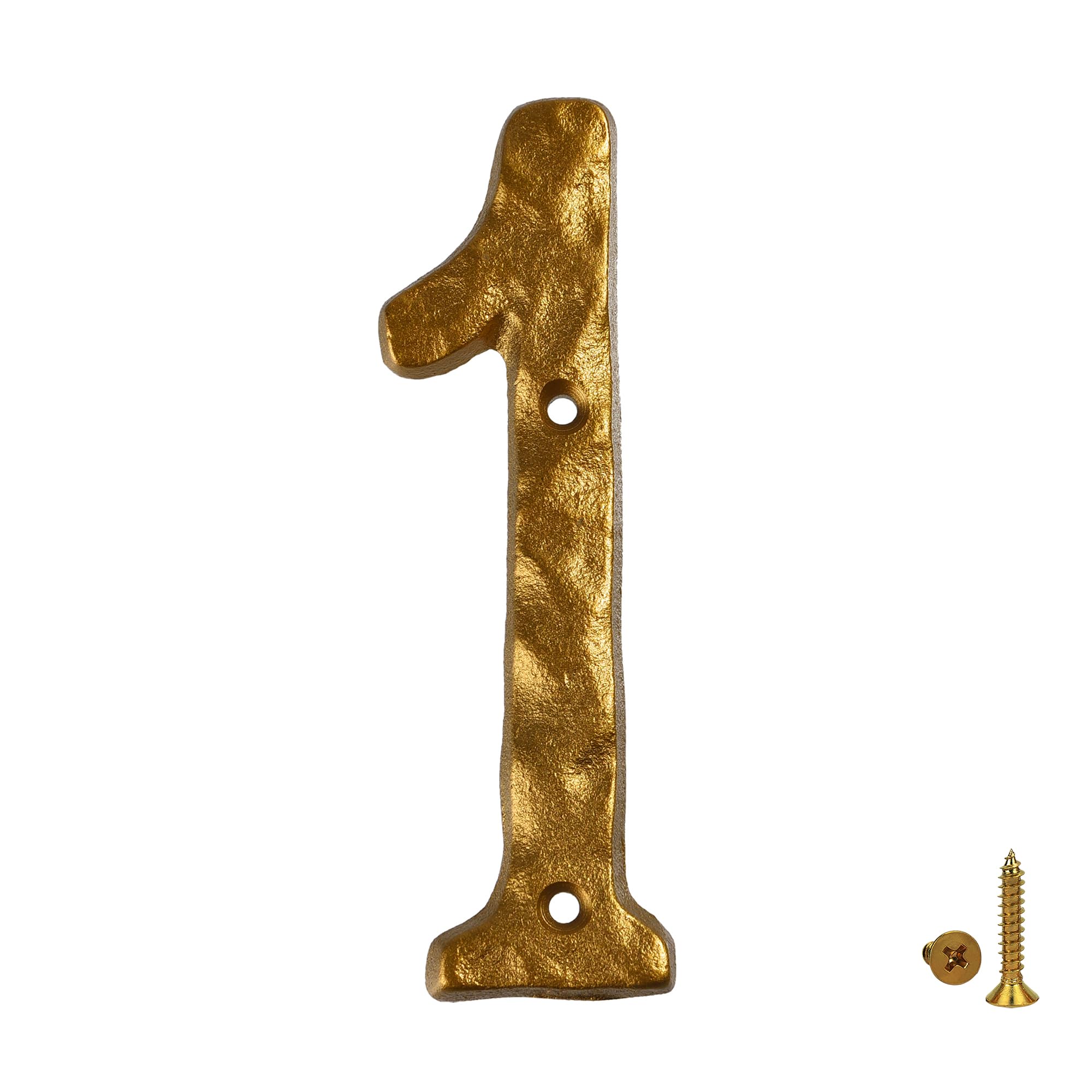 Amazon.com: HILAZA House Number 1 for Outside, 5.5 Inch Cast Iron Metal ...