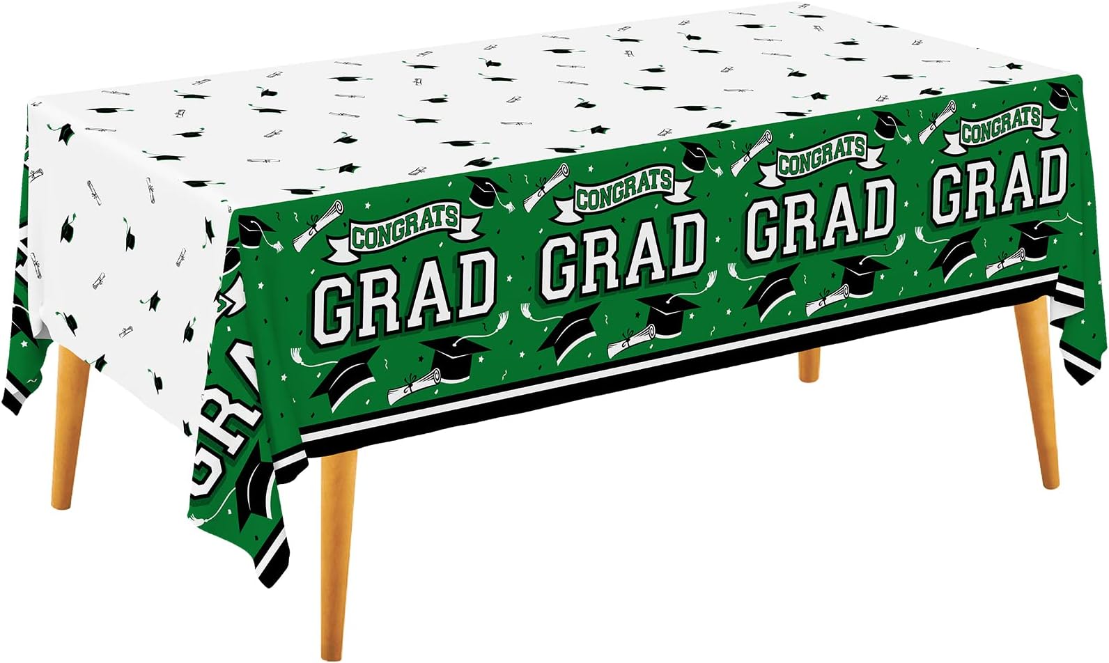 Amazon.com: xituodai Graduation Tablecloth, Plastic, 3pcs, Class of ...