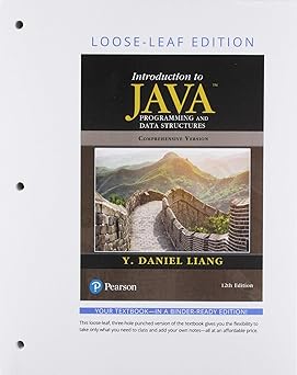 Intro to Java Programming, Comprehensive Version, Loose Leaf Edition: Liang, Y.: 9780136520153 ...