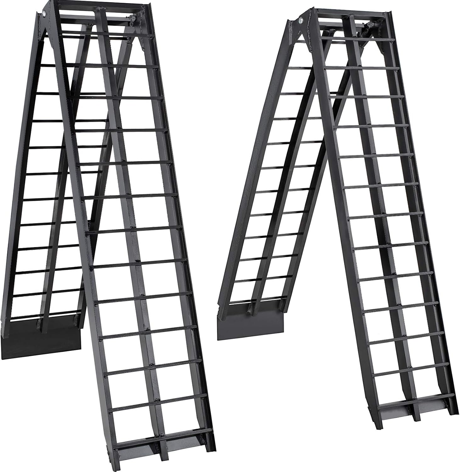 Amazon.com: BestEquip Aluminum Ramps 8FT x 17.25 Inch ATV Ramps 2000LBS ...