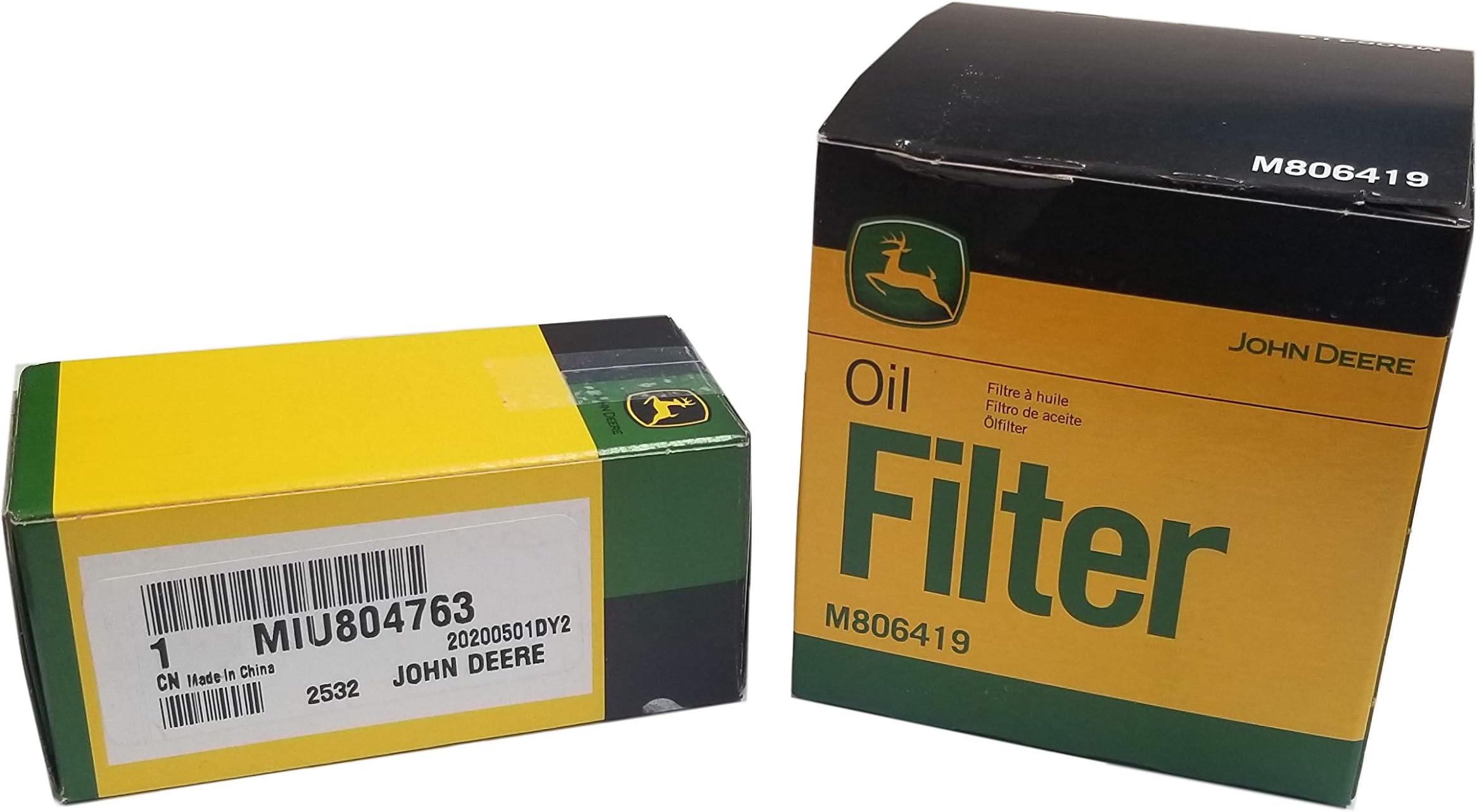 Amazon.com: John Deere Original Equipment Fuel and Oil Filter M806419 ...