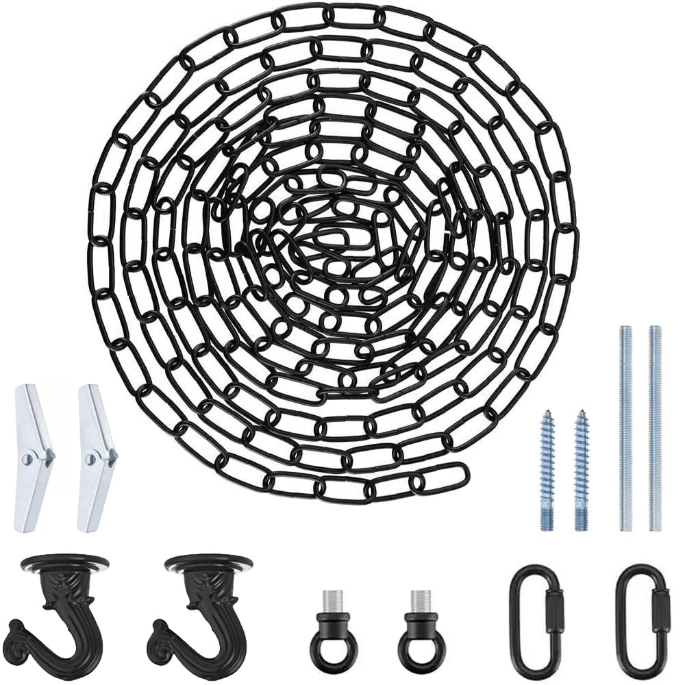 Amazon.com: Omytie 15 Ft Heavy Duty Hanging Chain Kit with Connection ...