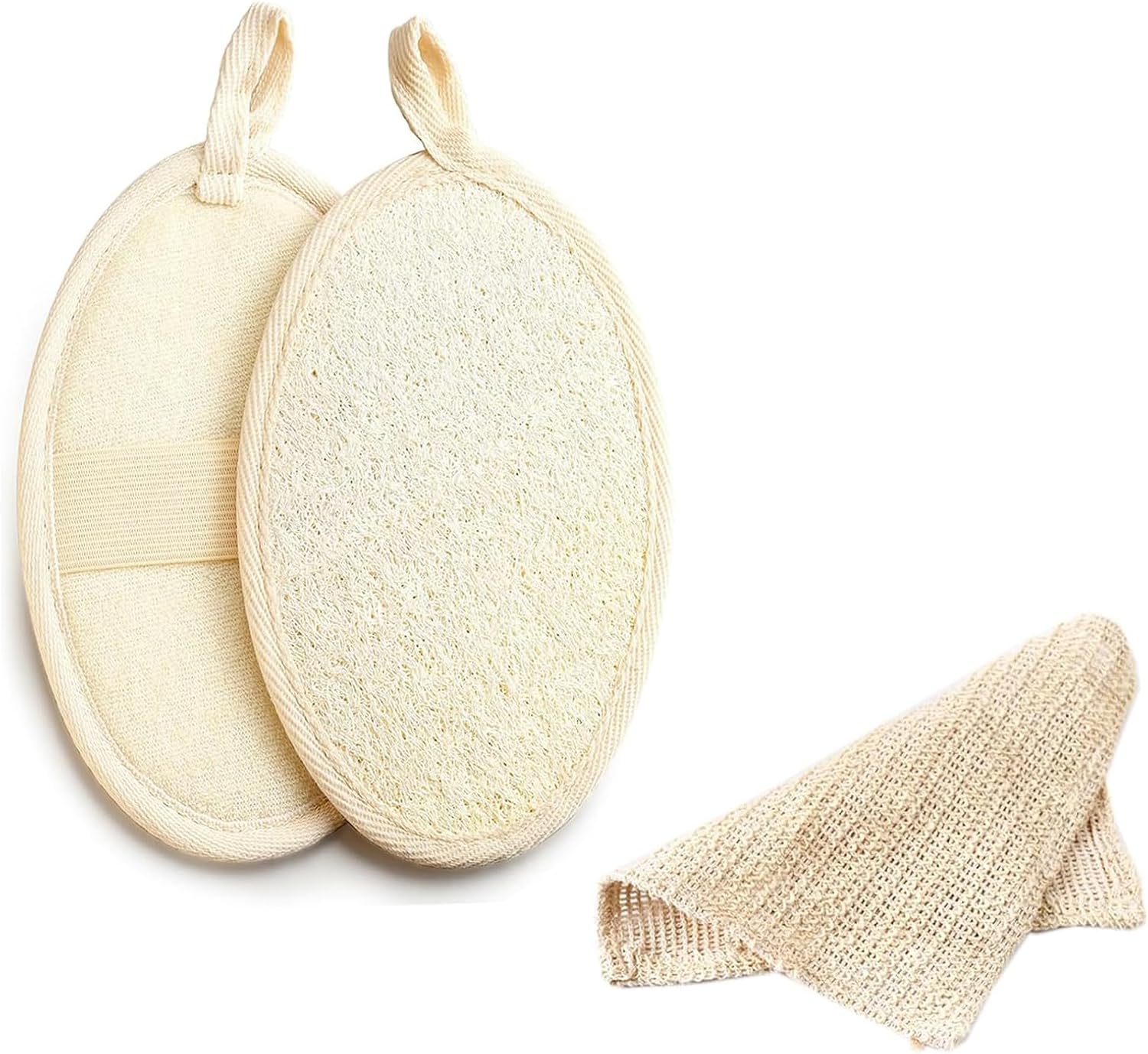 Luffa Schwamm 3 StüCk Duschschwamm, 2-Luffa SchwäMme Und 1 StüCk ...