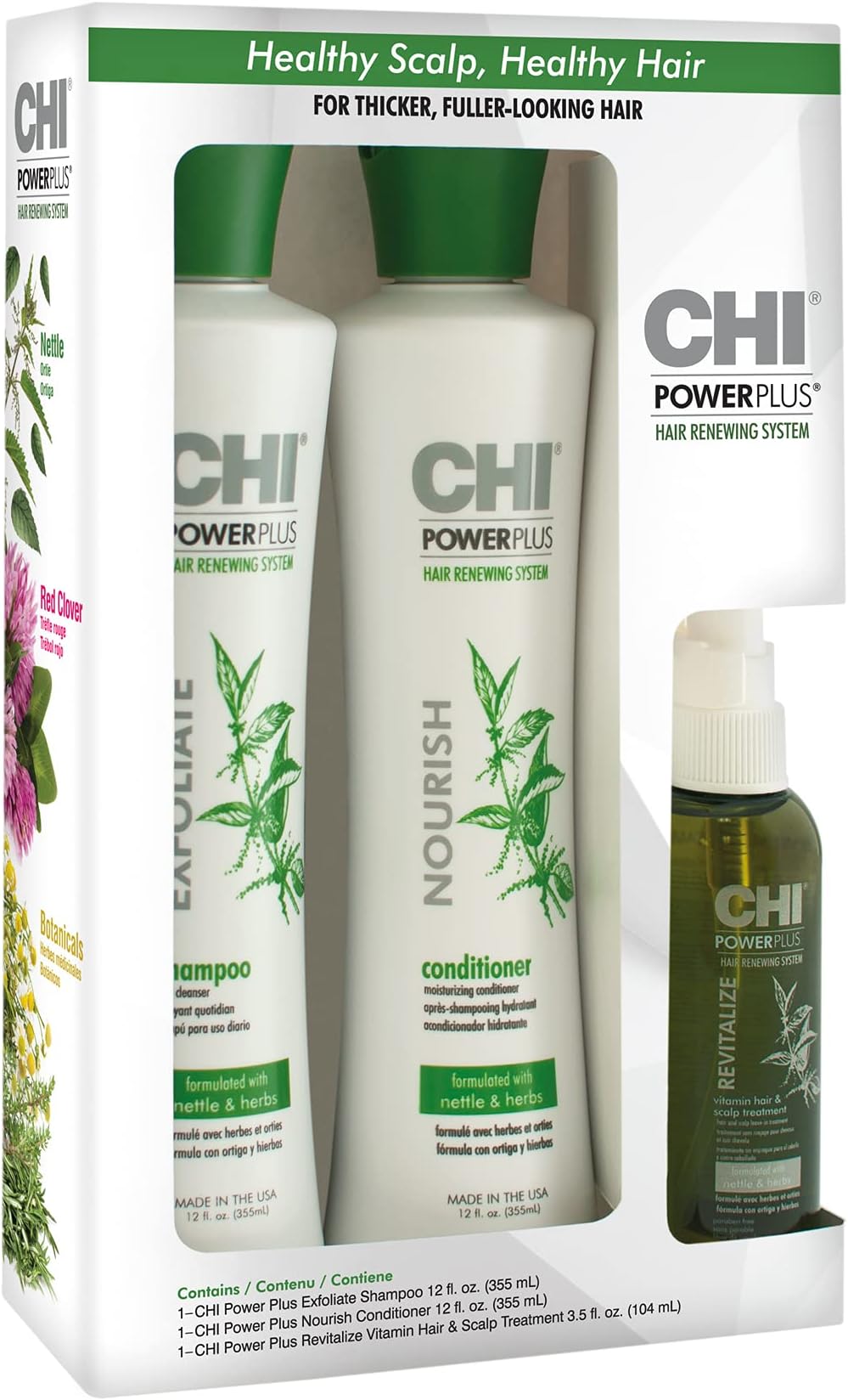 Amazon.com : CHI Powerplus Starter Kit with Shampoo, Conditioner and ...