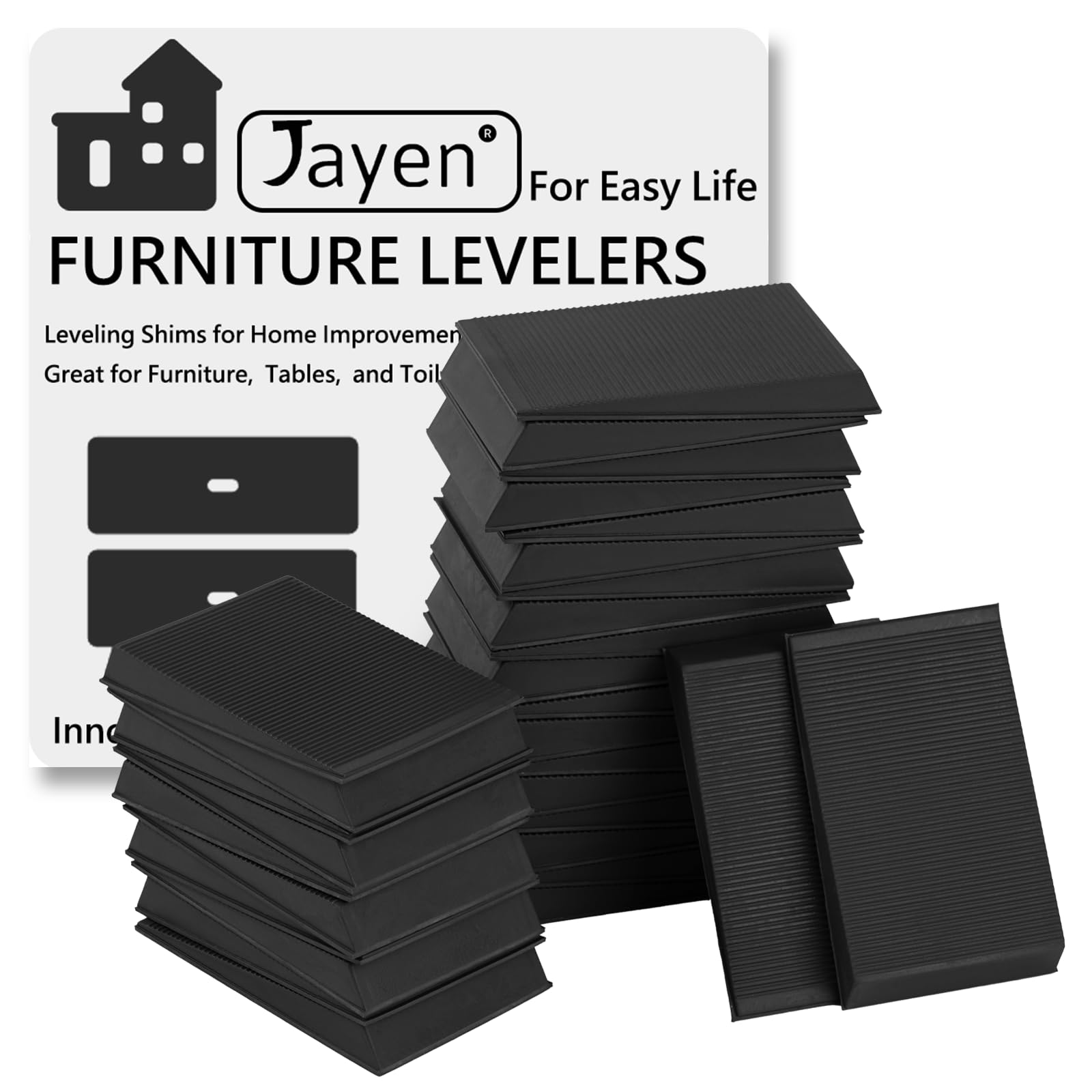 Snapklik.com : Furniture Levelers, Flexible Multi-Purpose Rubber Shims ...