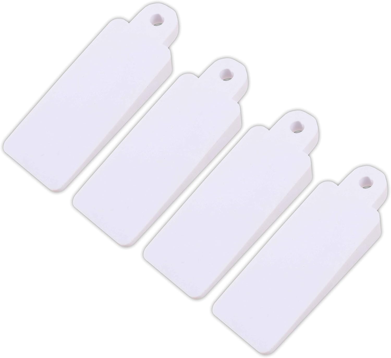 4X White Rubber Window Wedges - Ideal for Stopping Sash Lift Up Windows ...