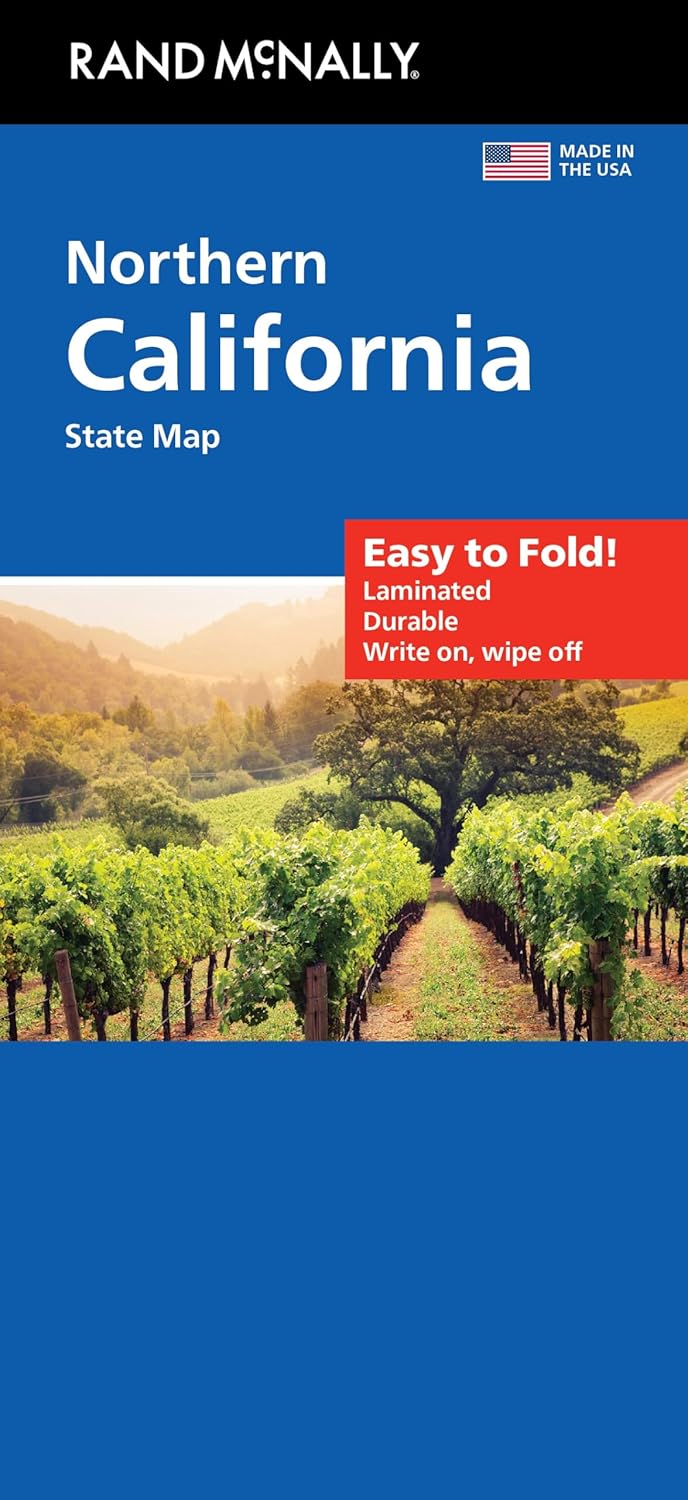 Rand McNally Easy to Fold: Northern California Laminated Map: Rand ...
