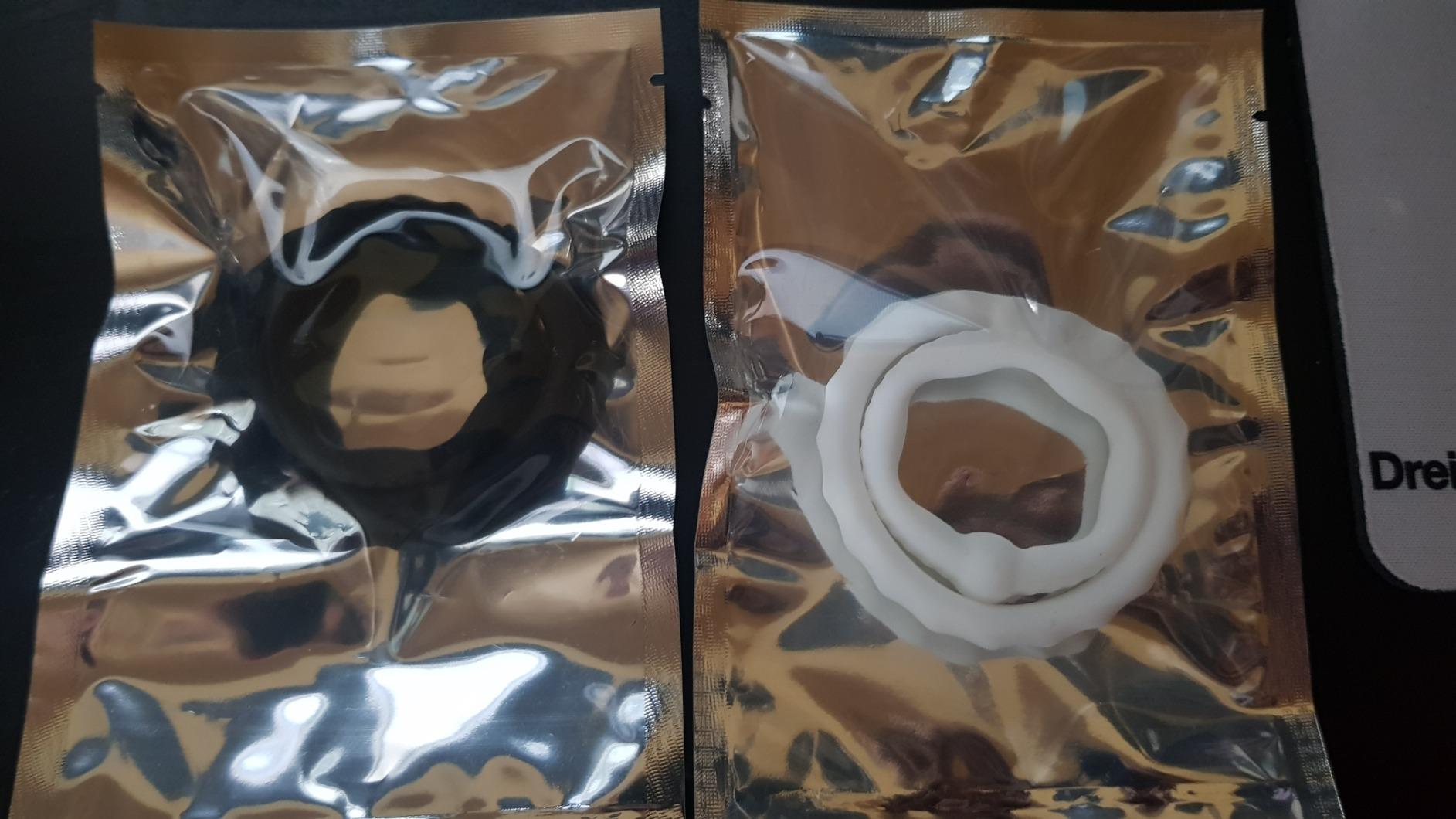 Greenpinecone Silikon Dual Penisring Erektion Set, Deluxe Cockring & Hodenringe SM Bondageset ...