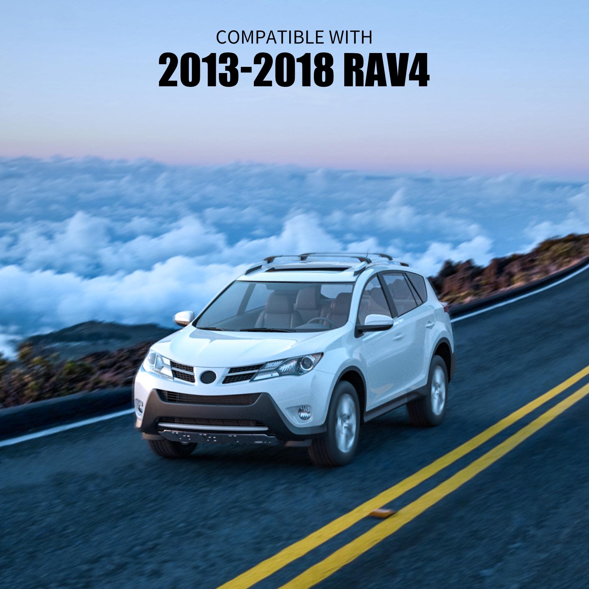 Snapklik.com : FLYCLE Roof Rack Cross Bars Compatible