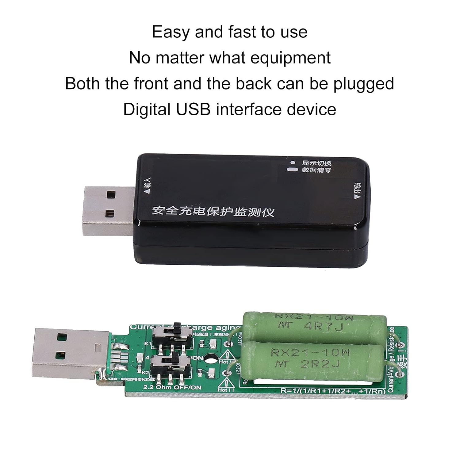 USB Tester, Measurement Range 4V 30V, USB Power Meter, USB Digital ...