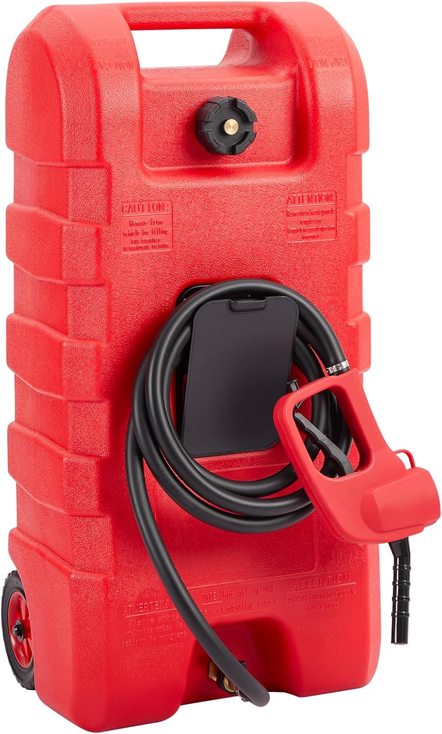 Amazon.com: 15 Gallon Portable Gas Can with Manual Pump, Large Fuel ...