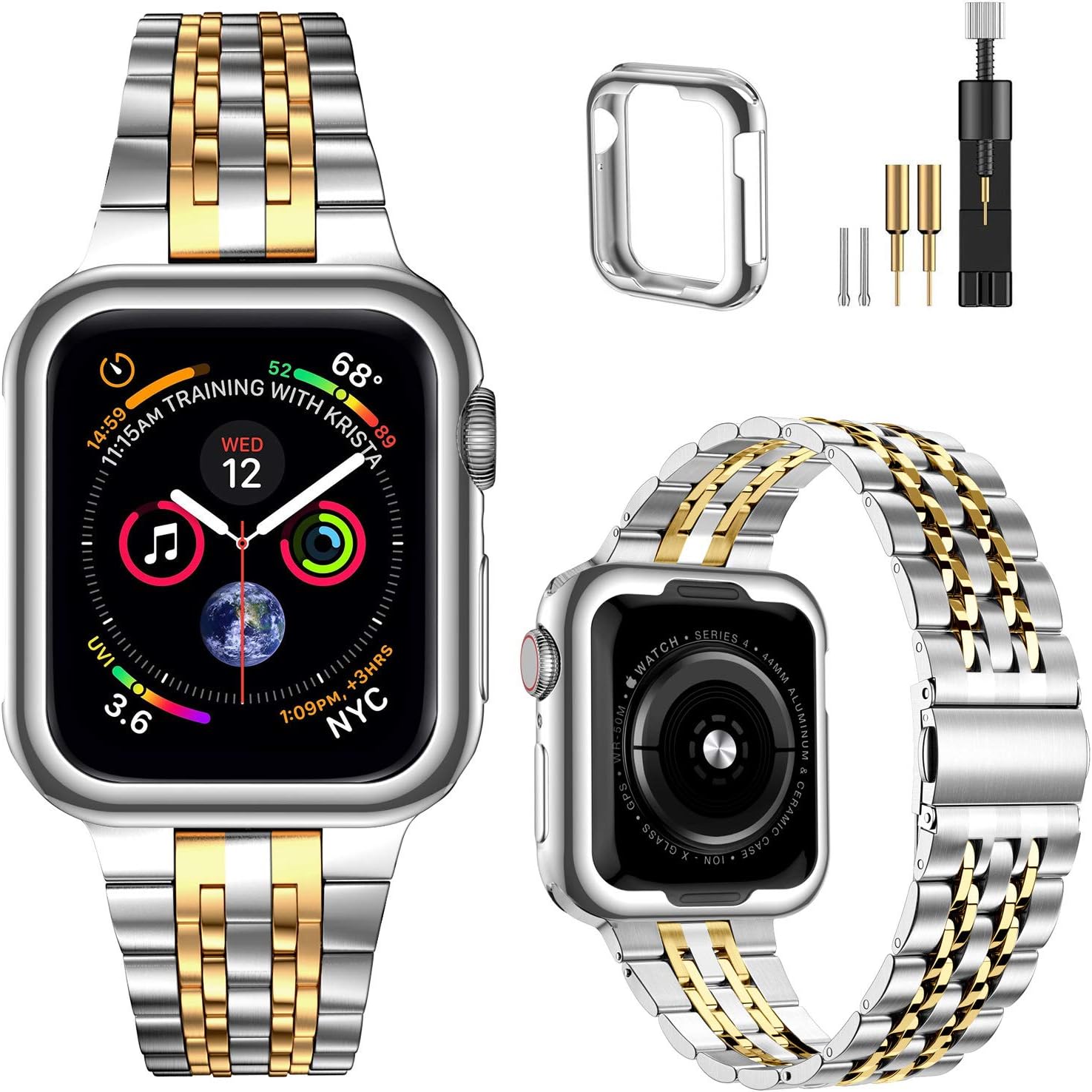 Amazon.com: PUGO TOP Bands Replacement for Apple Watch 38mm Series 3 2 ...