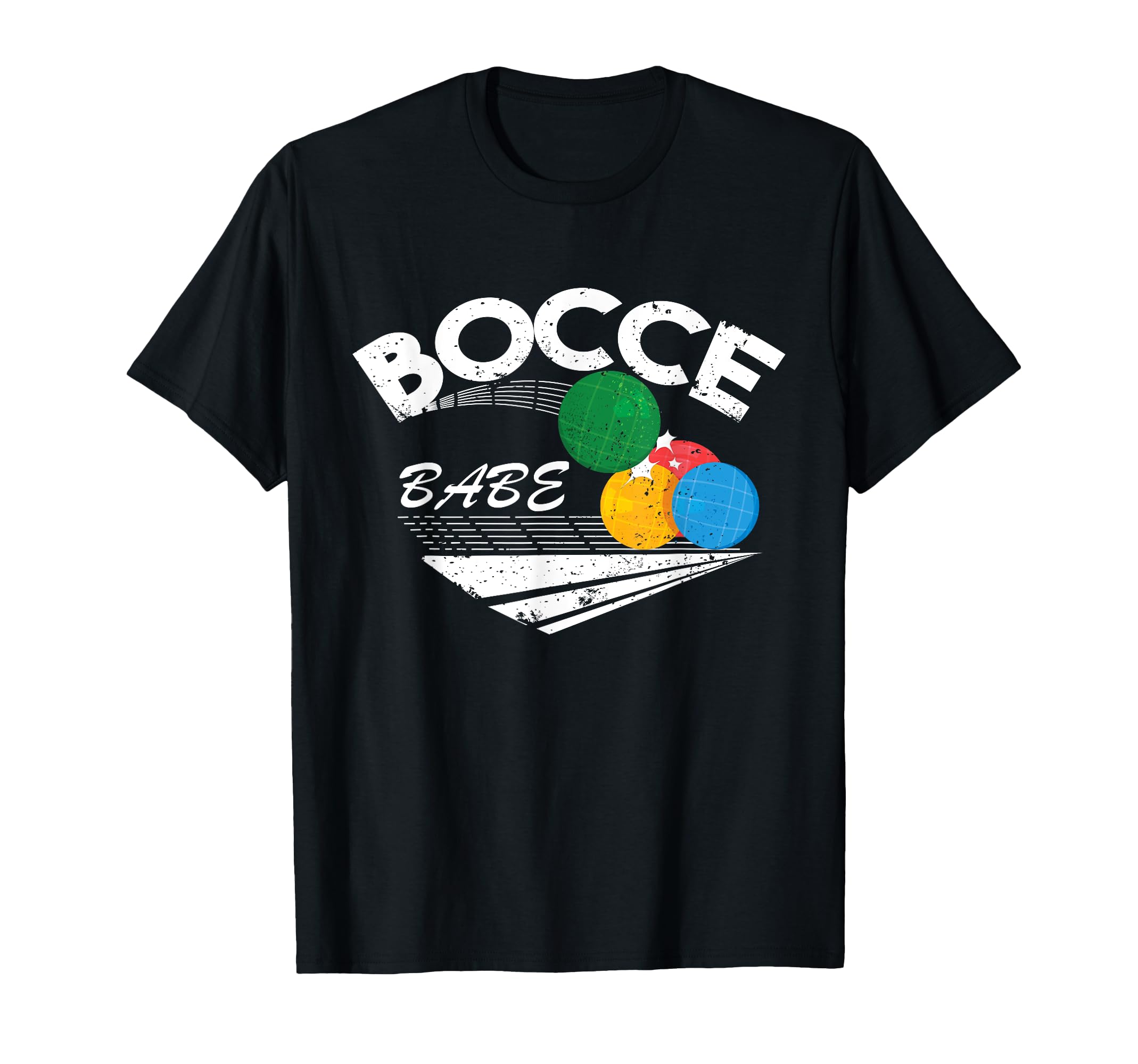 Amazon.com: Bocce Ball Gift Italian Bocce Babe Bocci Player T-Shirt ...