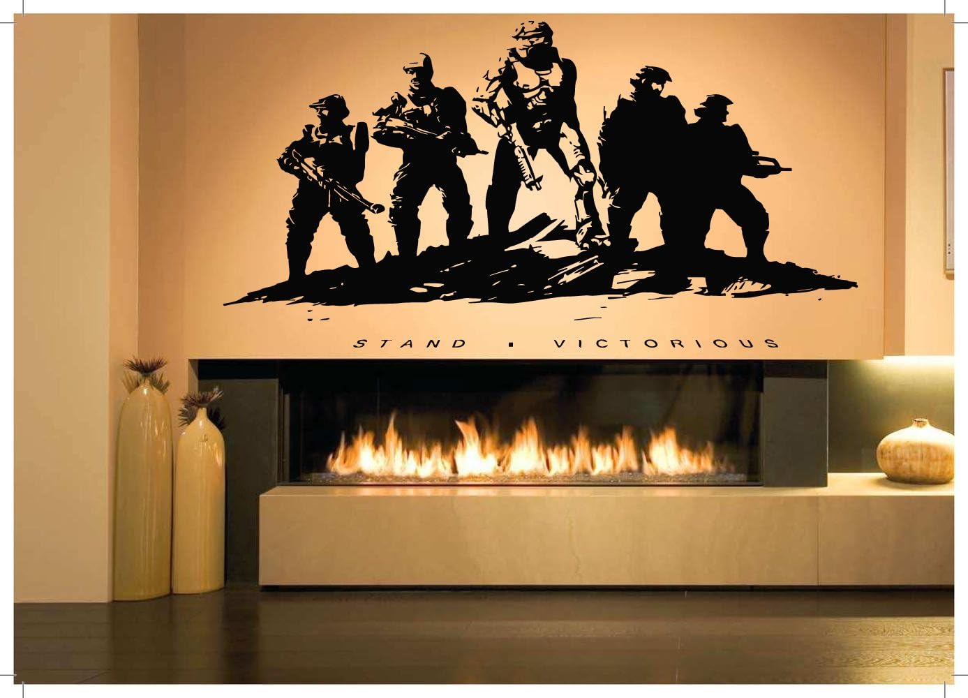 Amazon.com: Wall Room Decor Art Vinyl Sticker Mural Decal Military Crew ...