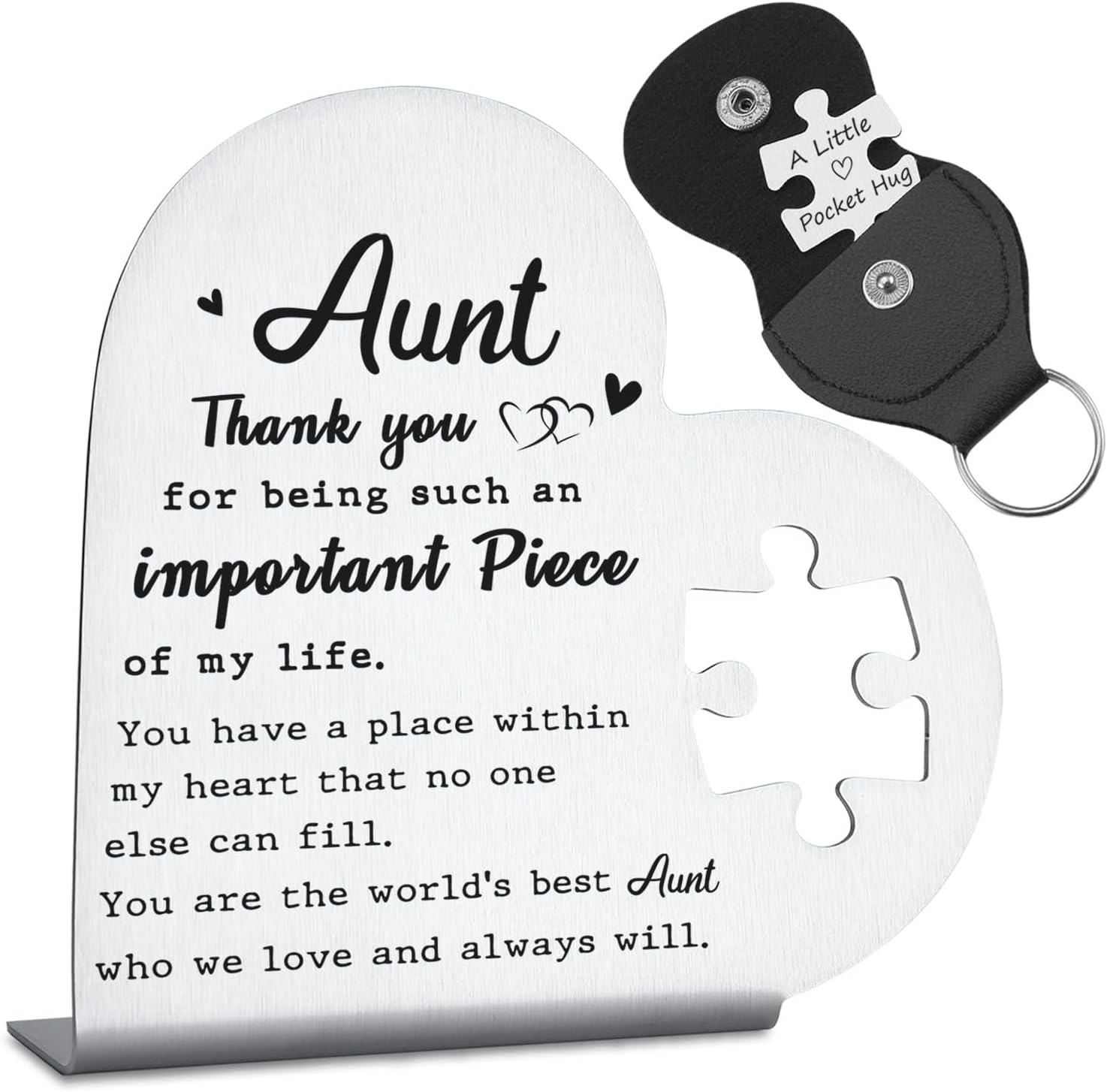 Amazon.com: Aunt Gratitude Sign | Aunt Birthday Gifts from Niece Nephew ...