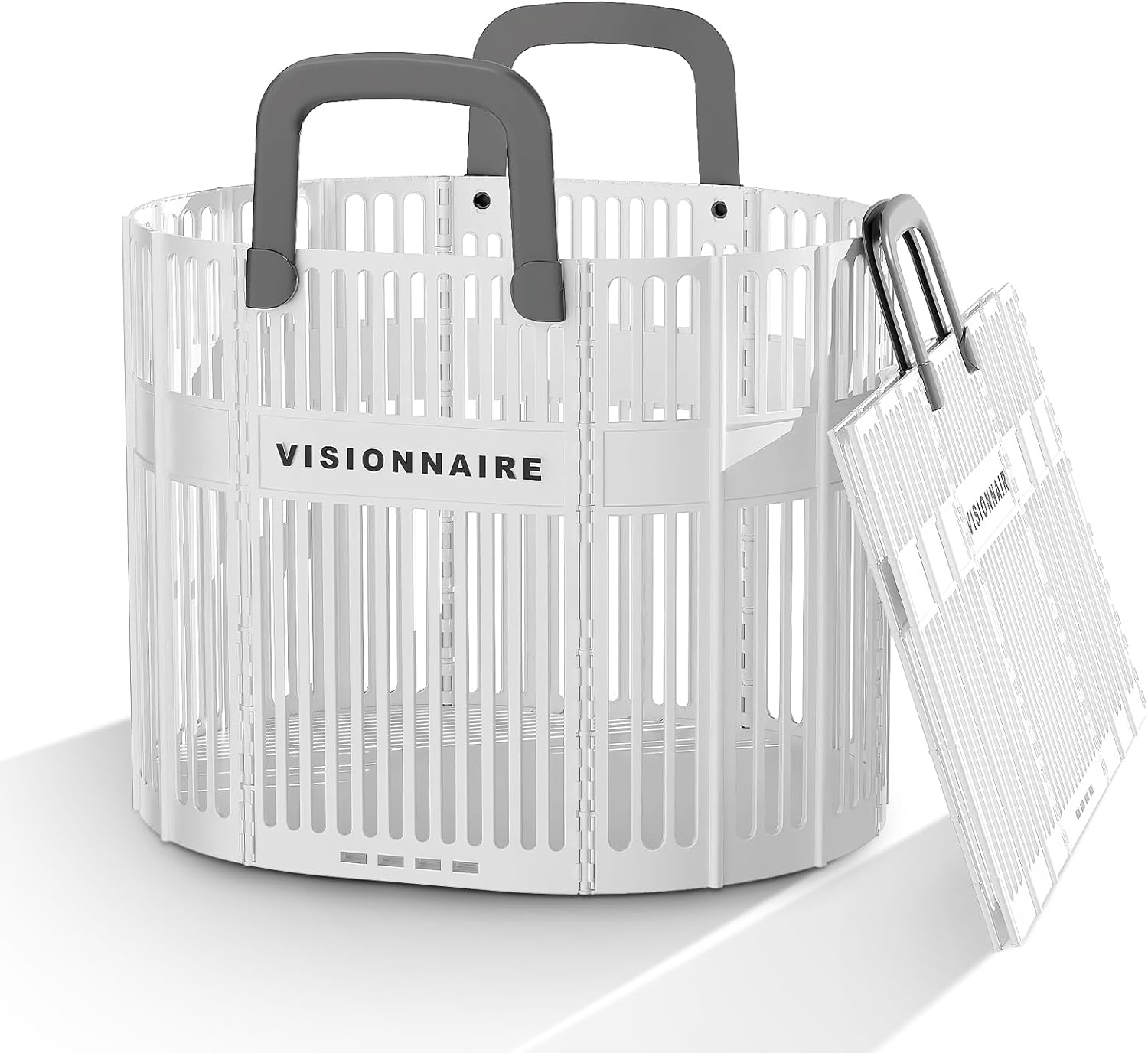 Amazon.com: MSHOMELY Collapsible Plastic Laundry Baskets with Handles ...