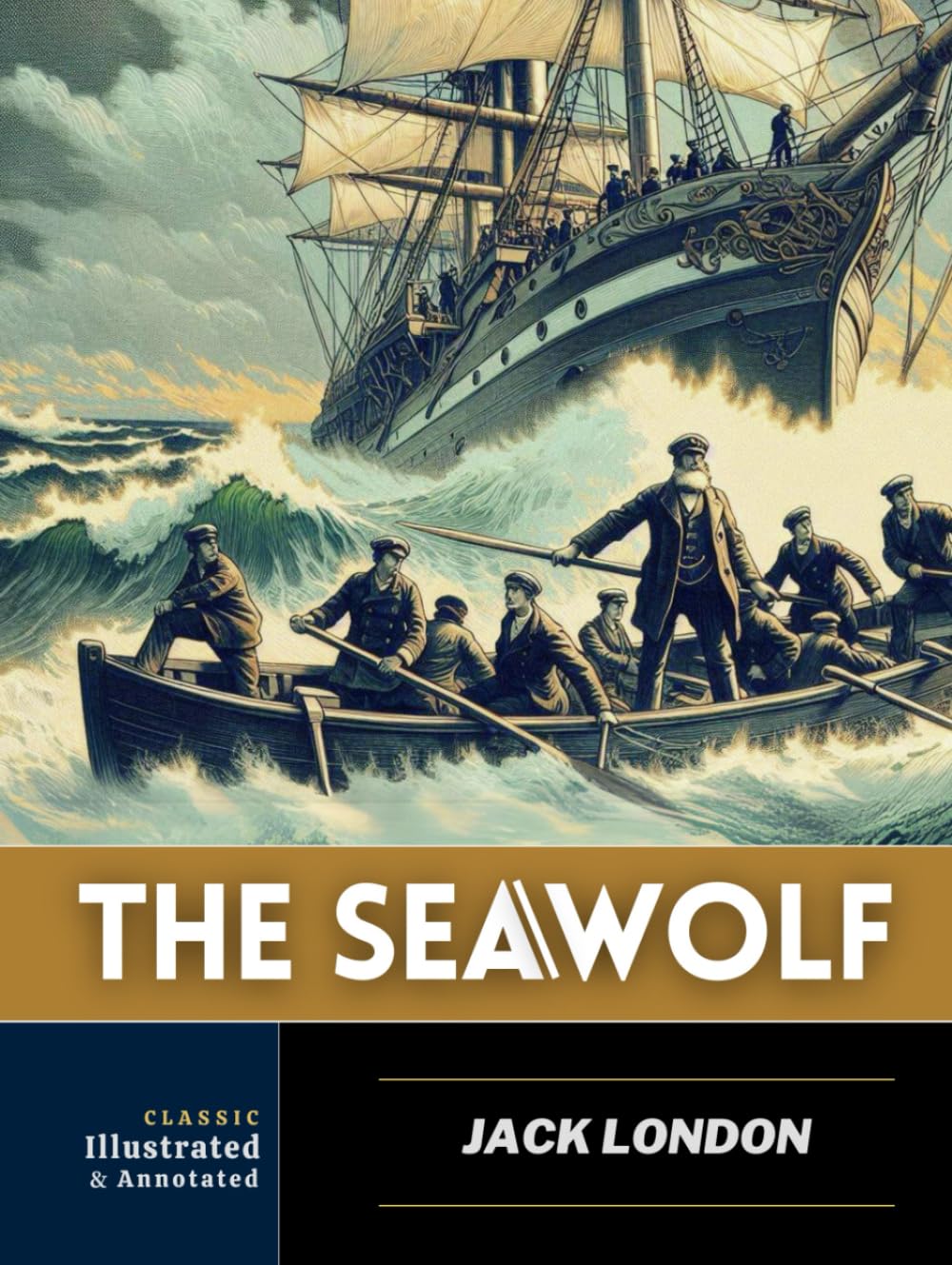 Amazon.com: The Sea-Wolf: classic edition with original illustrations ...