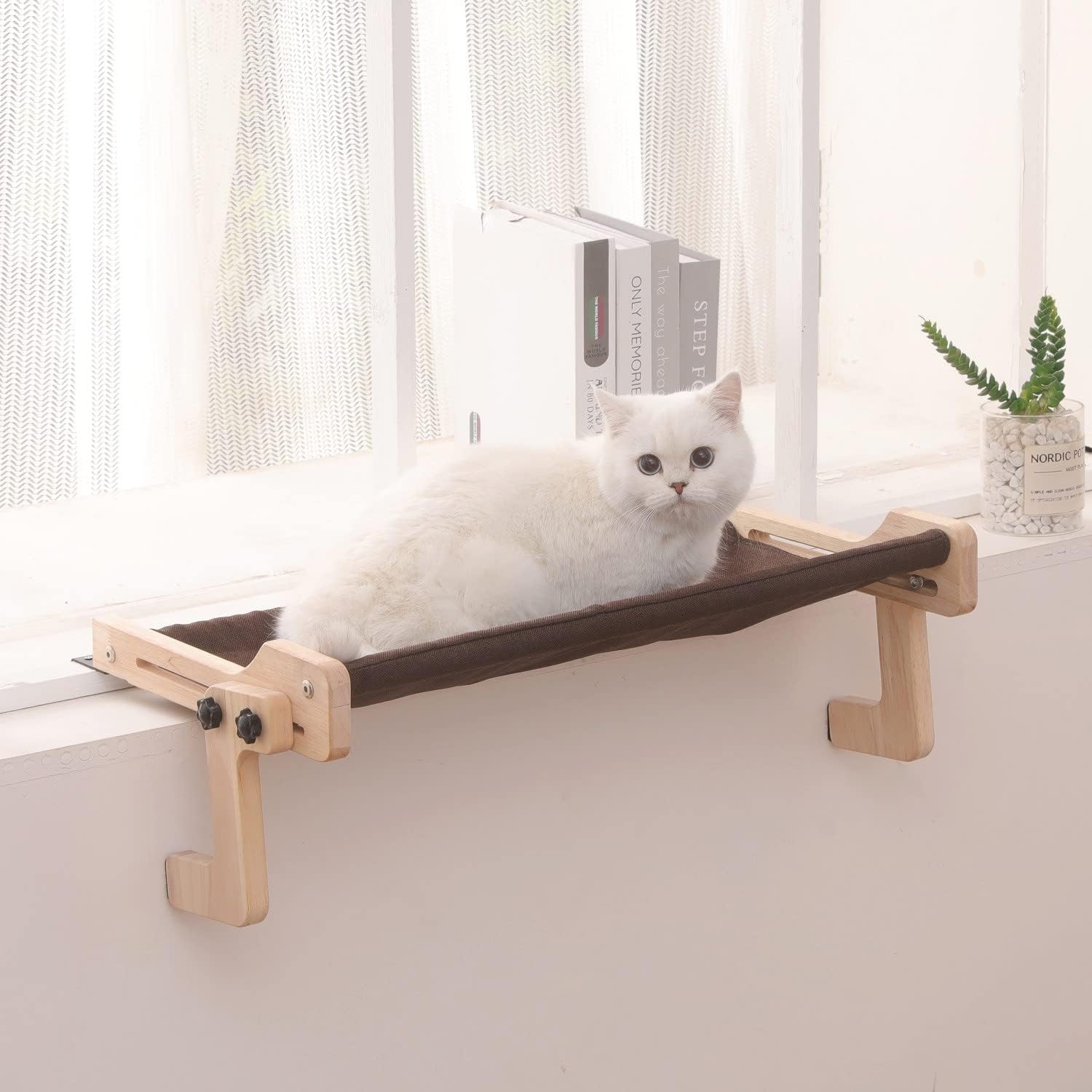 Amazon.com: VIPACE Cat Window Perch, Adjustable Cat Window Hammock Seat ...