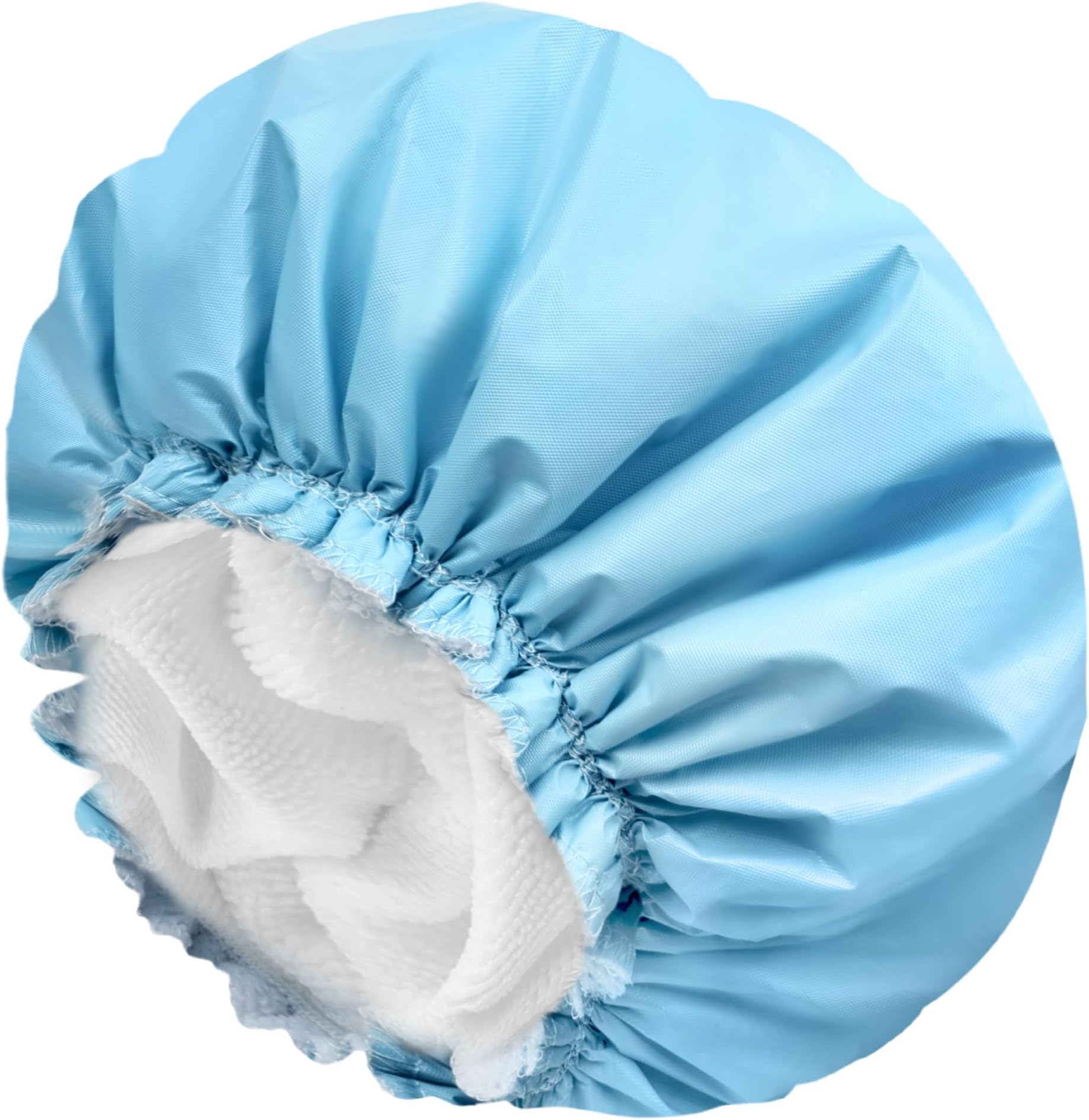 Amazon.com : Shower Caps for Women, Terry Cloth Lined EVA Exterior ...