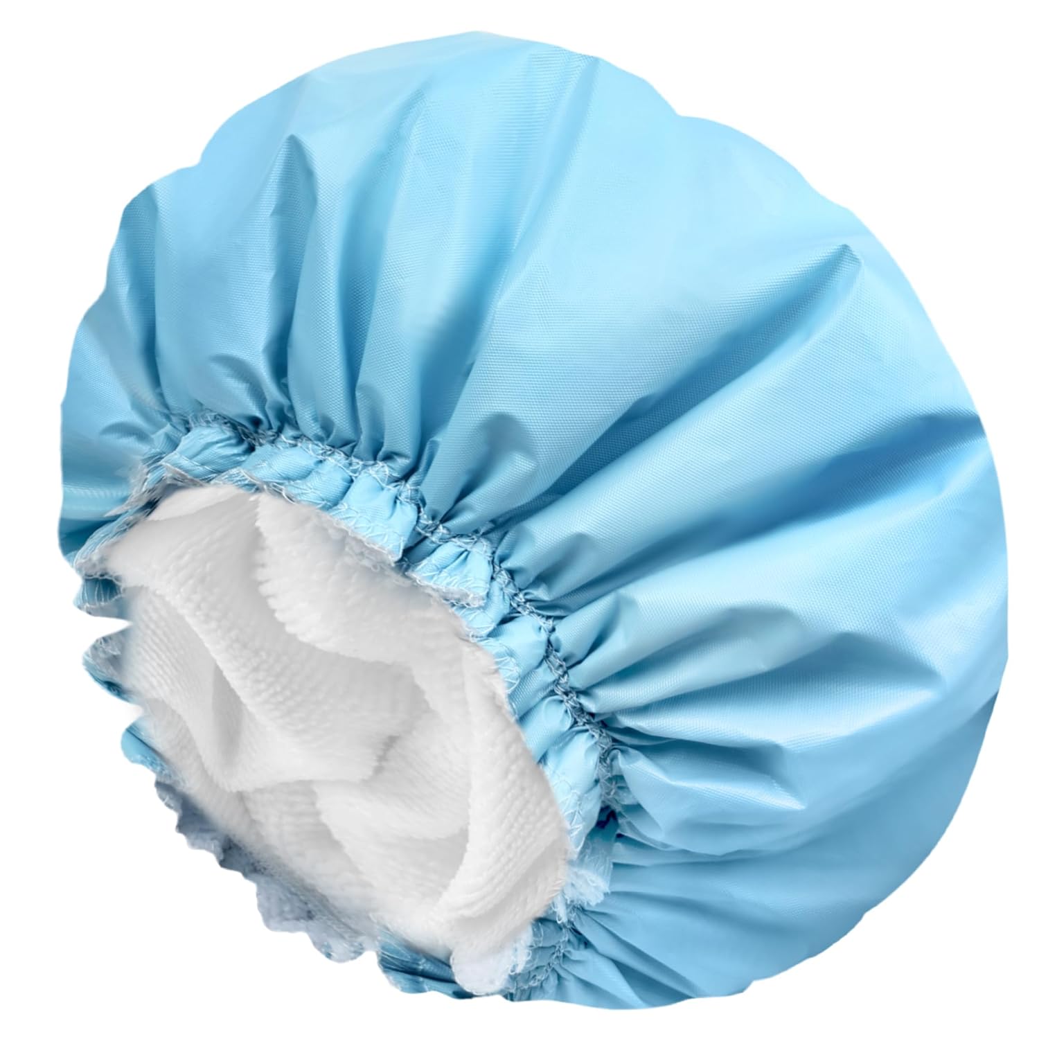 Amazon.com : Shower Caps for Women, Terry Cloth Lined EVA Exterior ...