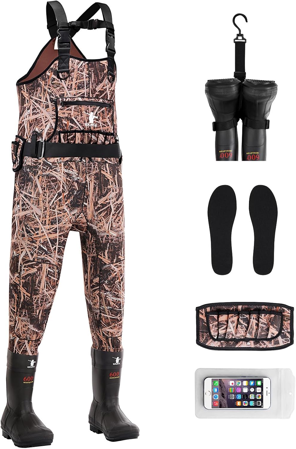 Amazon.com: GearOZ Duck Hunting Waders for Men & Women, Waterproof ...