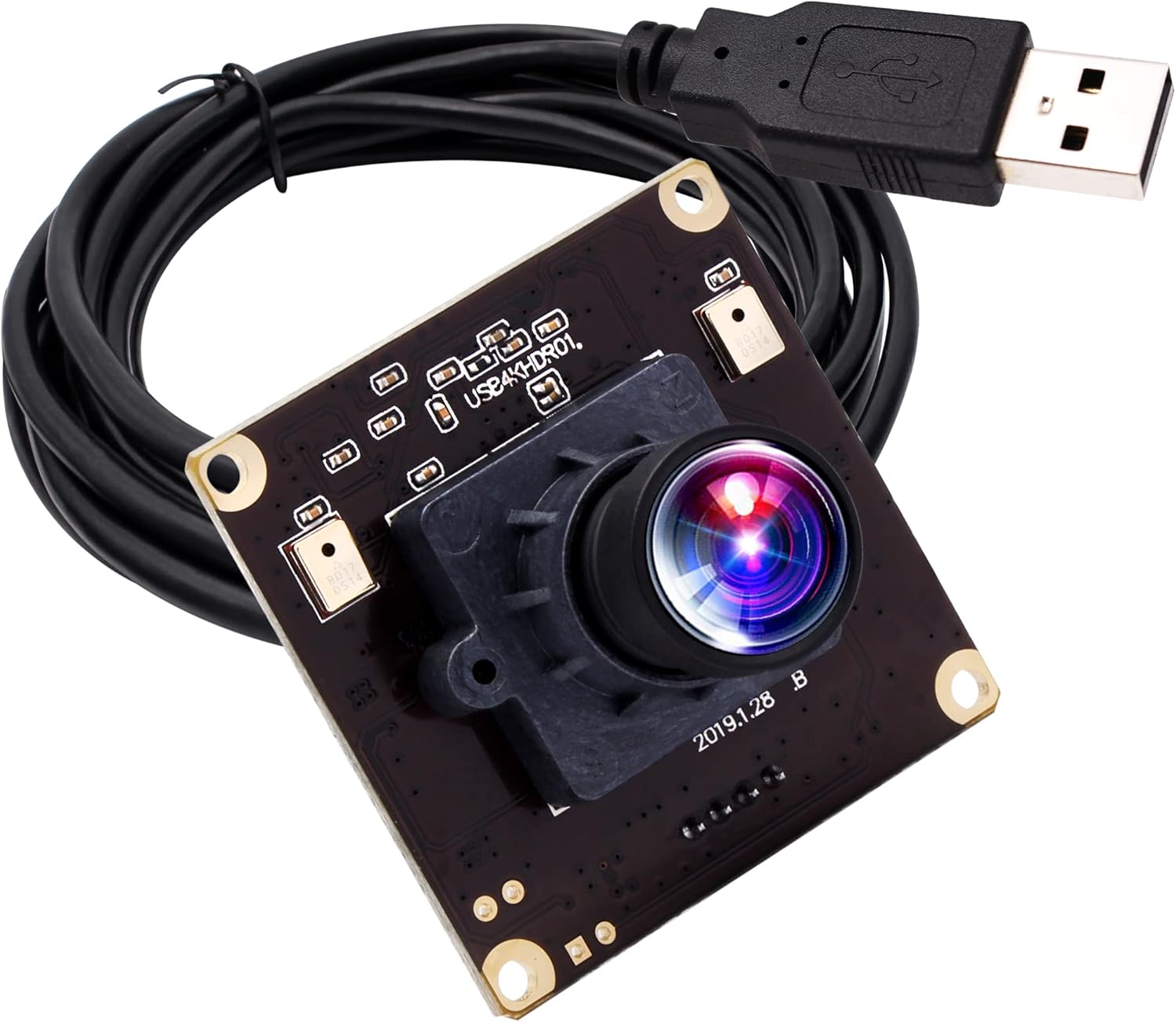Amazon.com: ELP 4K USB Camera Module with Microphone for Computer - 8MP ...