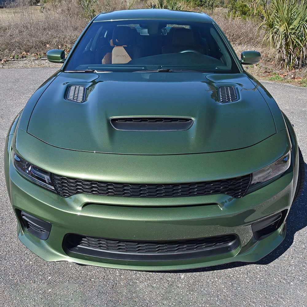 Scoop Insert 2015-2023 Dodge Charger SRT Hellcat Style Aluminum Hood ...