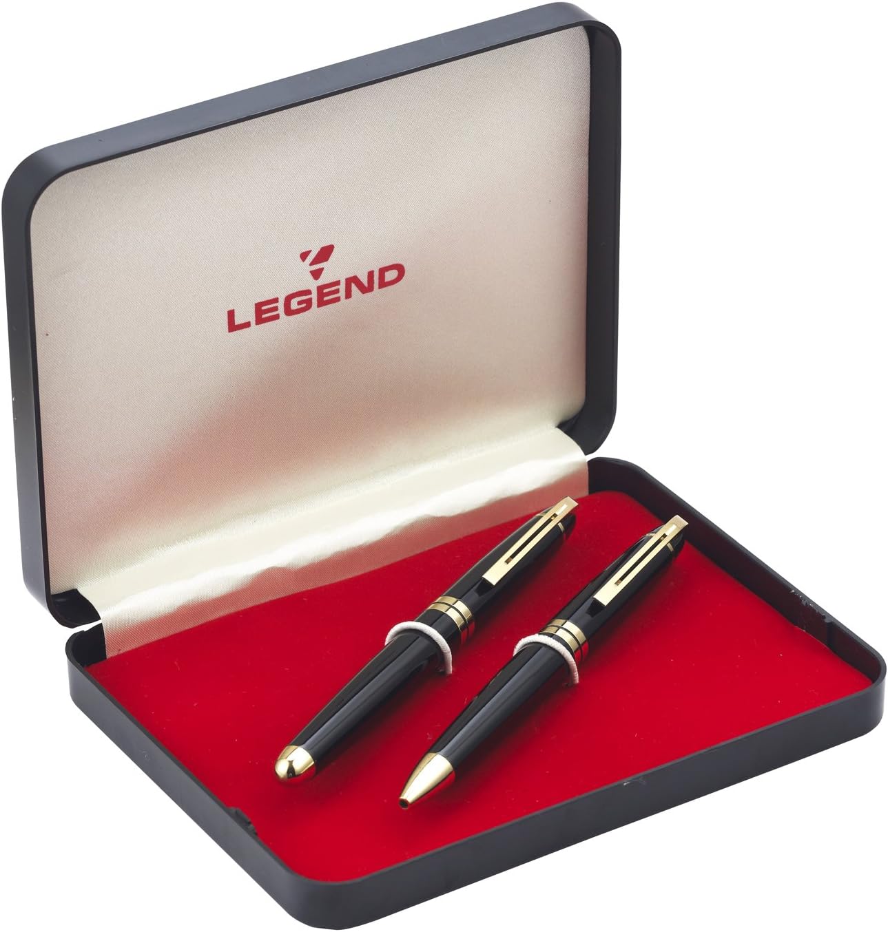 LEGEND Ambient Pen Set, 2 Black Pens, 0.7mm Jotter & 777 German Roller ...