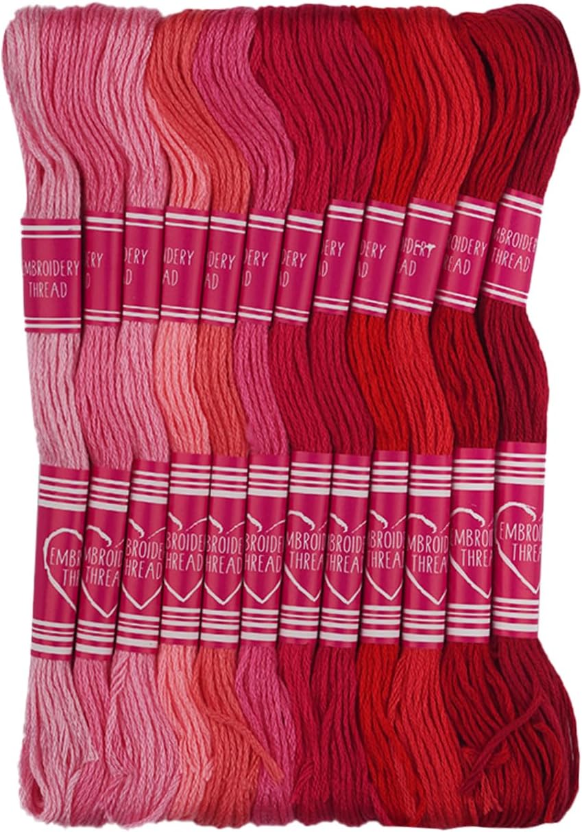 Amazon.com: DMC Stranded Cotton Embroidery Thread 321 - per skein ...