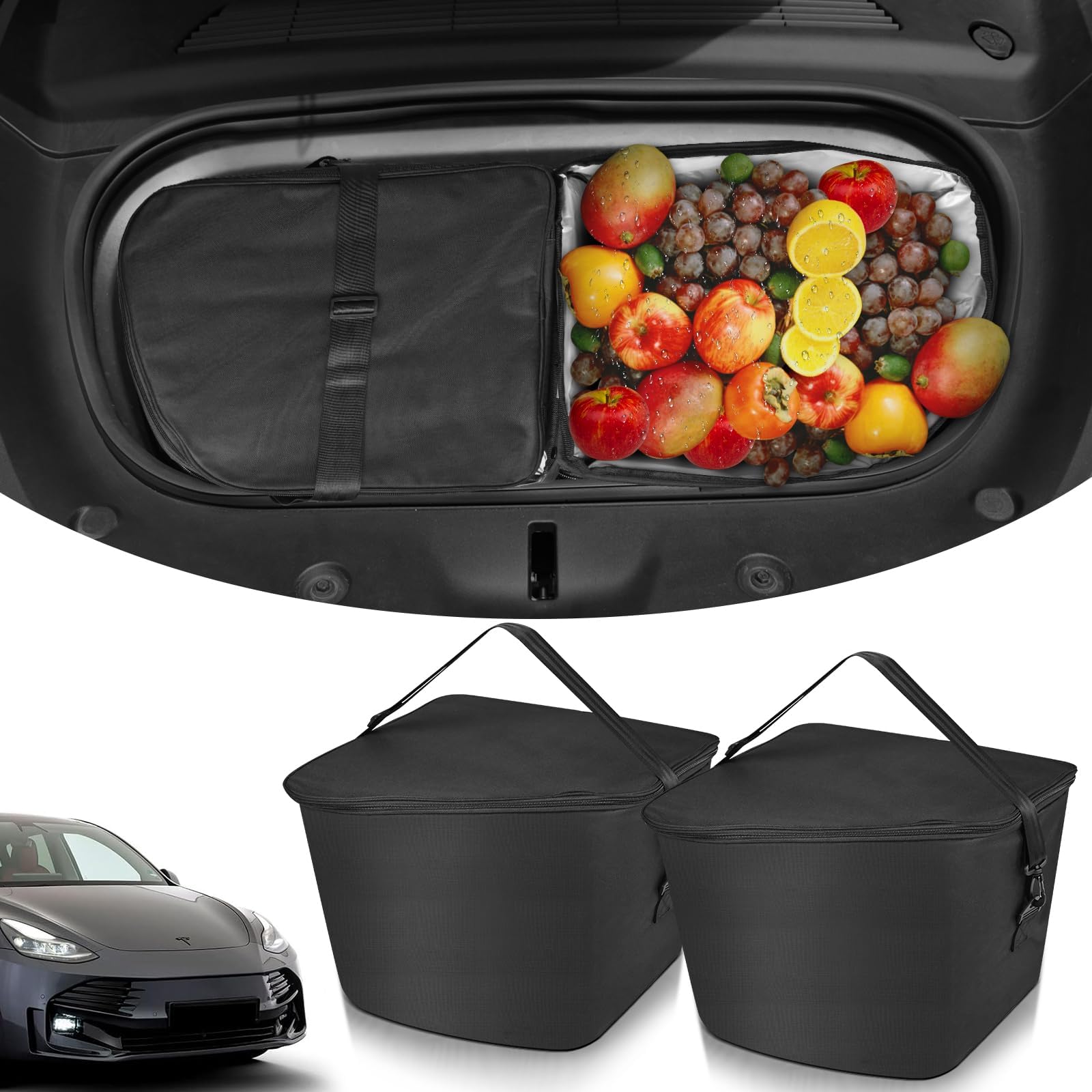 Amazon.com: LOEZ Frunk Cooler Organizer Insulation Cooler Bag for Tesla ...