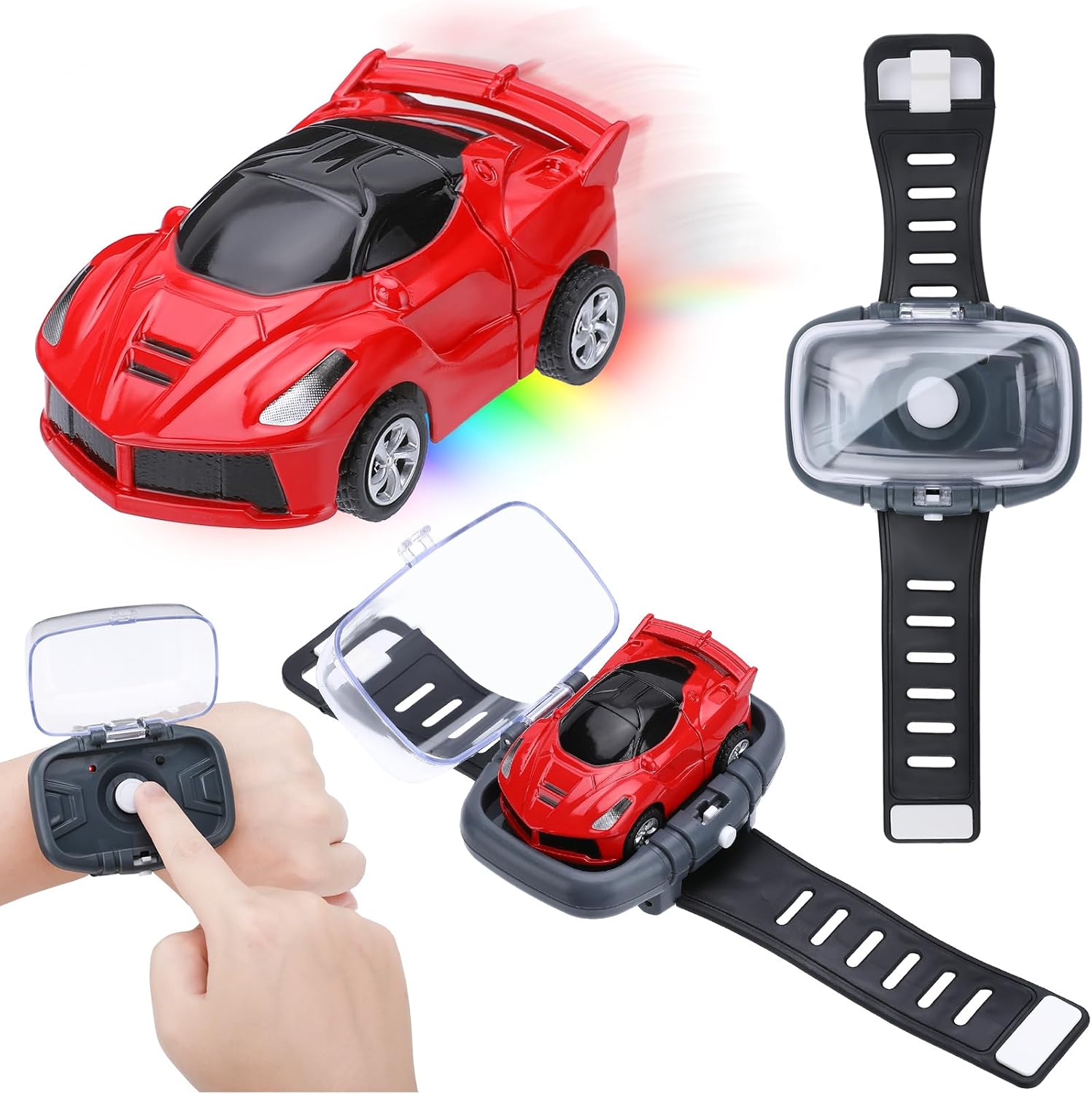 CestMall Remote Controlled Car Watch Toy for Kid, 2.4GHz Alloy Mini ...