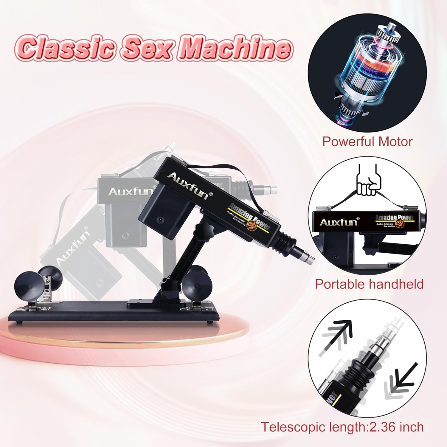 Sex Machine Love Machine Realistic Dildo Anal Toys,AUXFUN Sex Machine ...