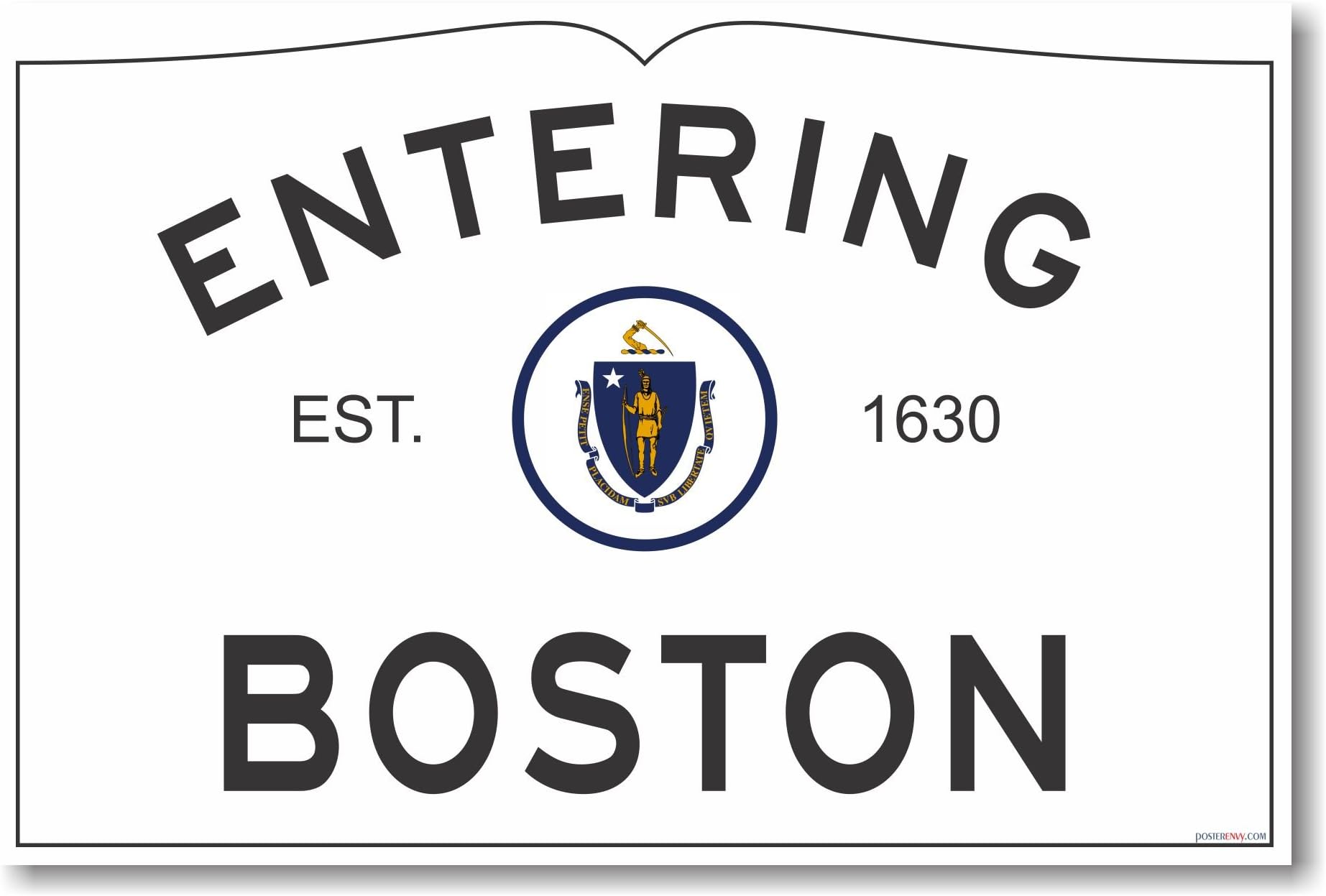 Amazon.com: Funny Boston Accent Translator Signs Wall Decor Vintage ...