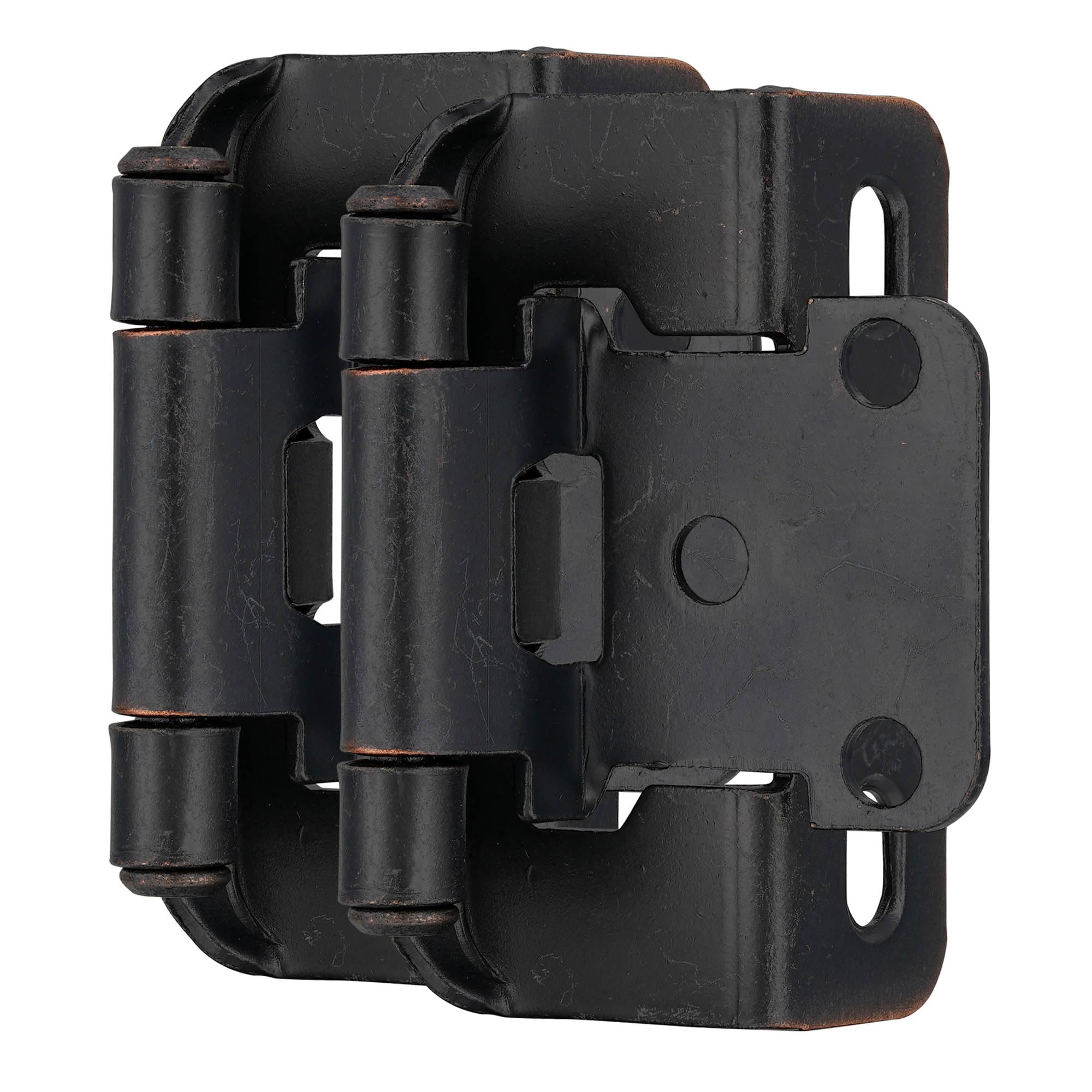 Vallecloud 4 Pack (2 Pair) Oil Rubbed Bronze Cabinet Hinges for Kitchen ...
